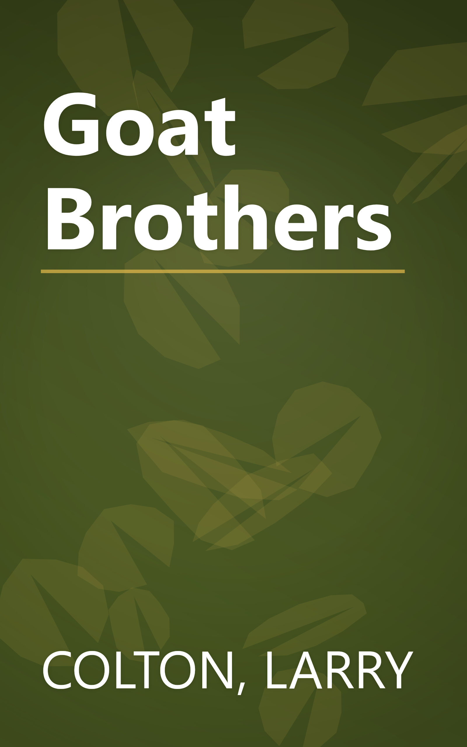 Goat Brothers book cover