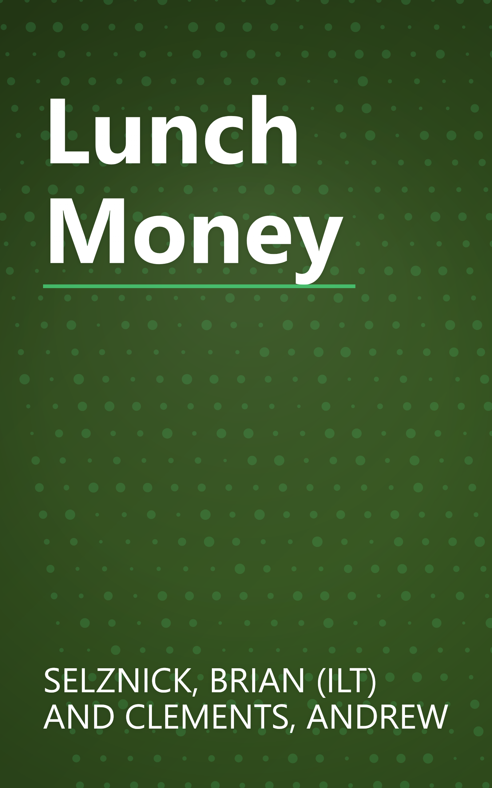 Lunch Money book cover