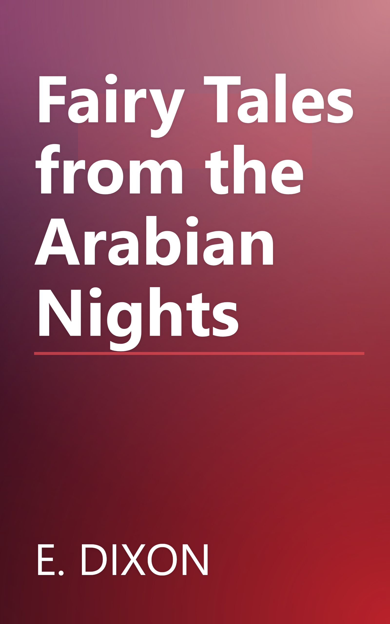 Fairy Tales from the Arabian Nights book cover