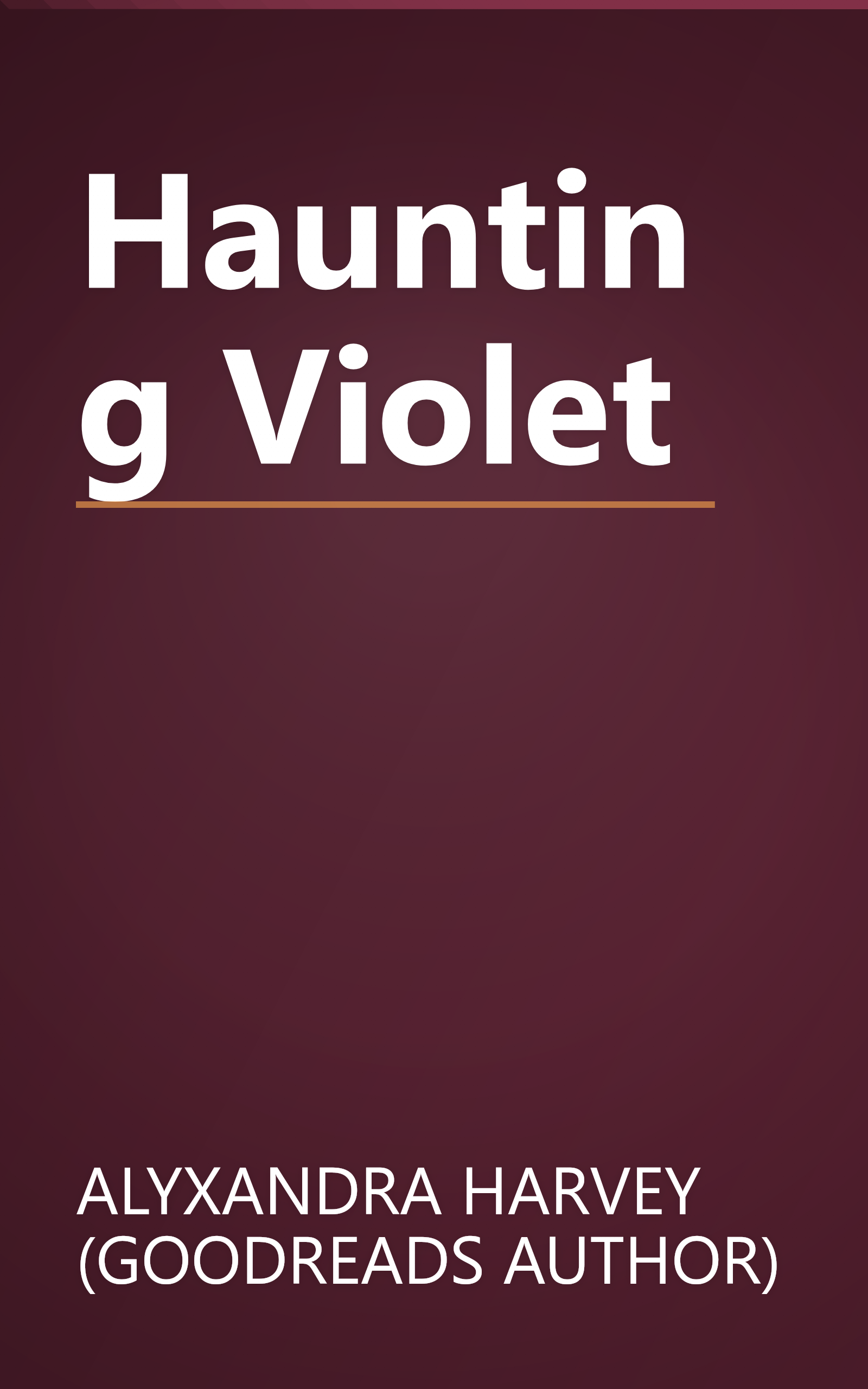 Haunting Violet book cover