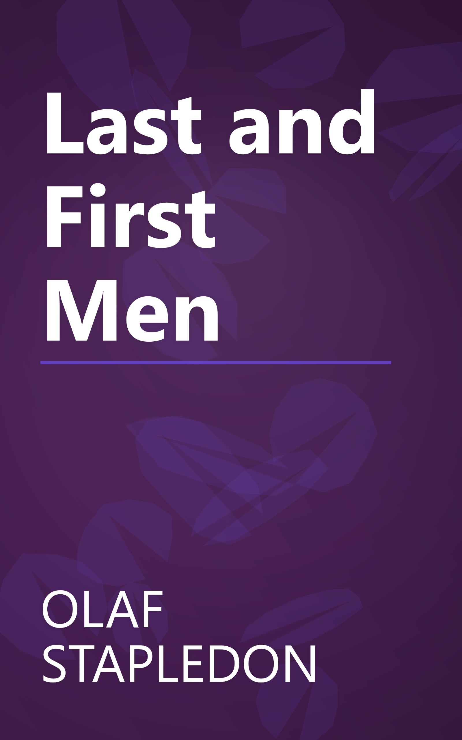 Last and First Men book cover