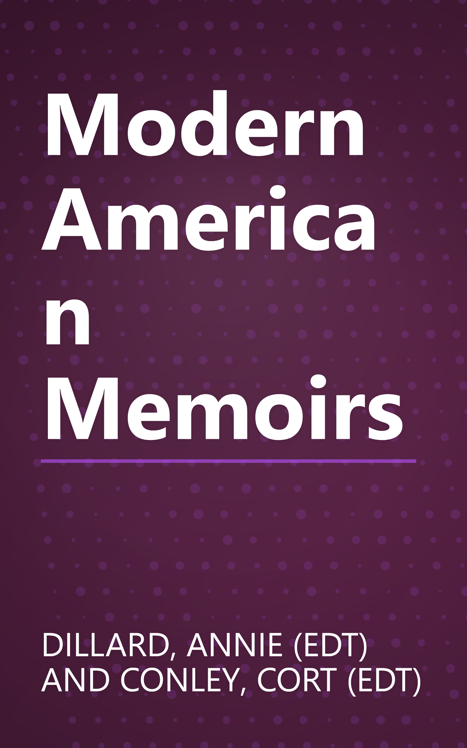 Modern American Memoirs book cover