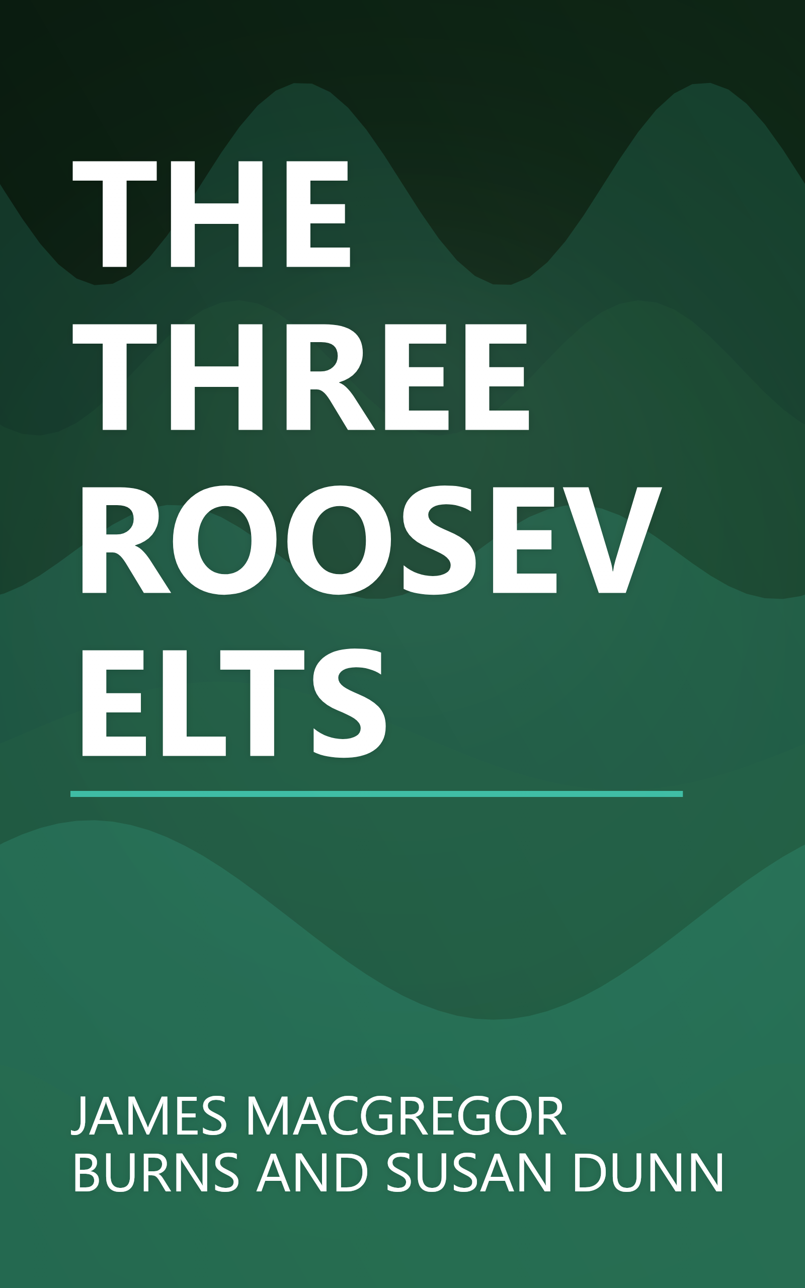 THE THREE ROOSEVELTS book cover