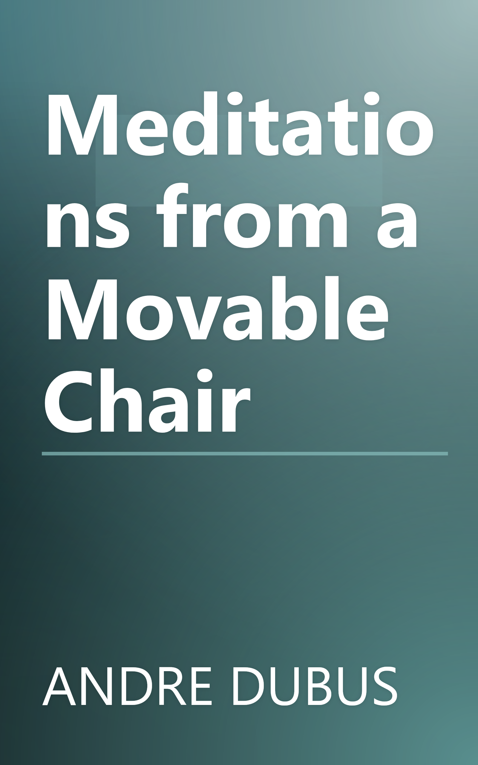Meditations from a Movable Chair book cover