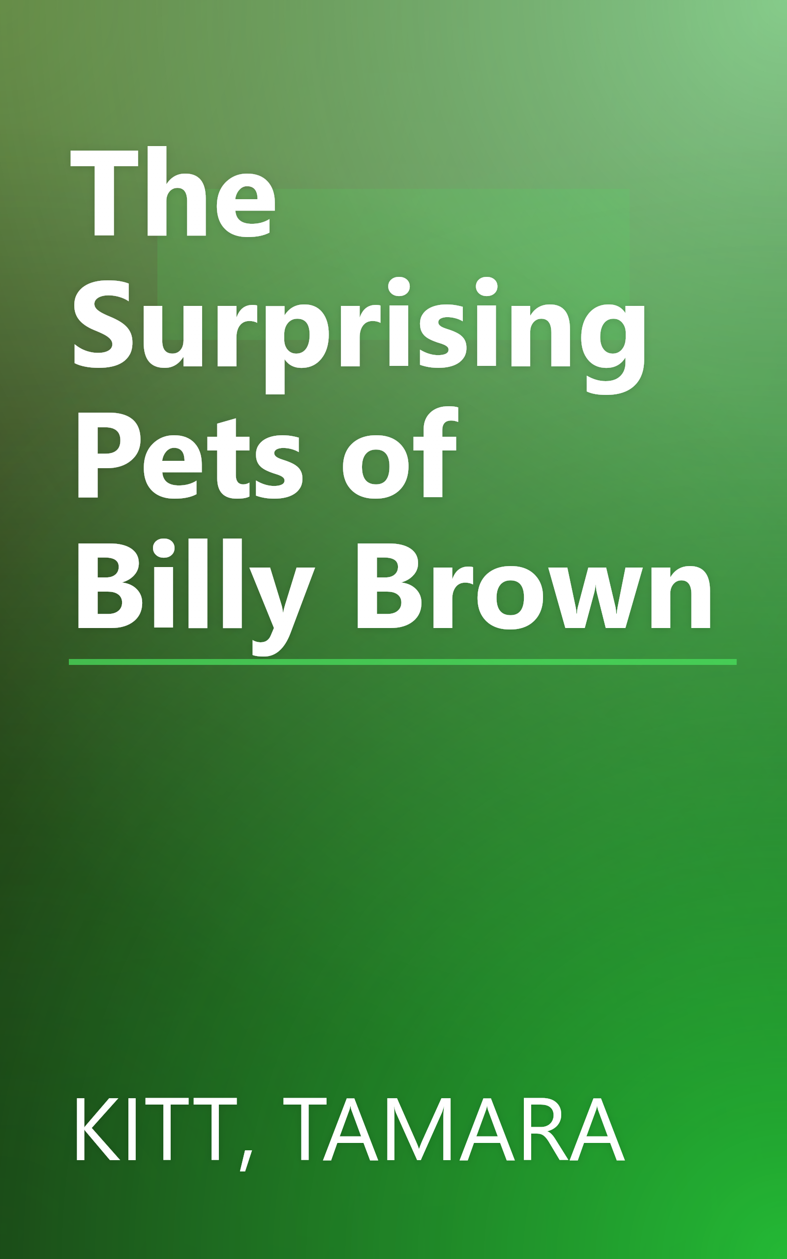 The Surprising Pets of Billy Brown book cover
