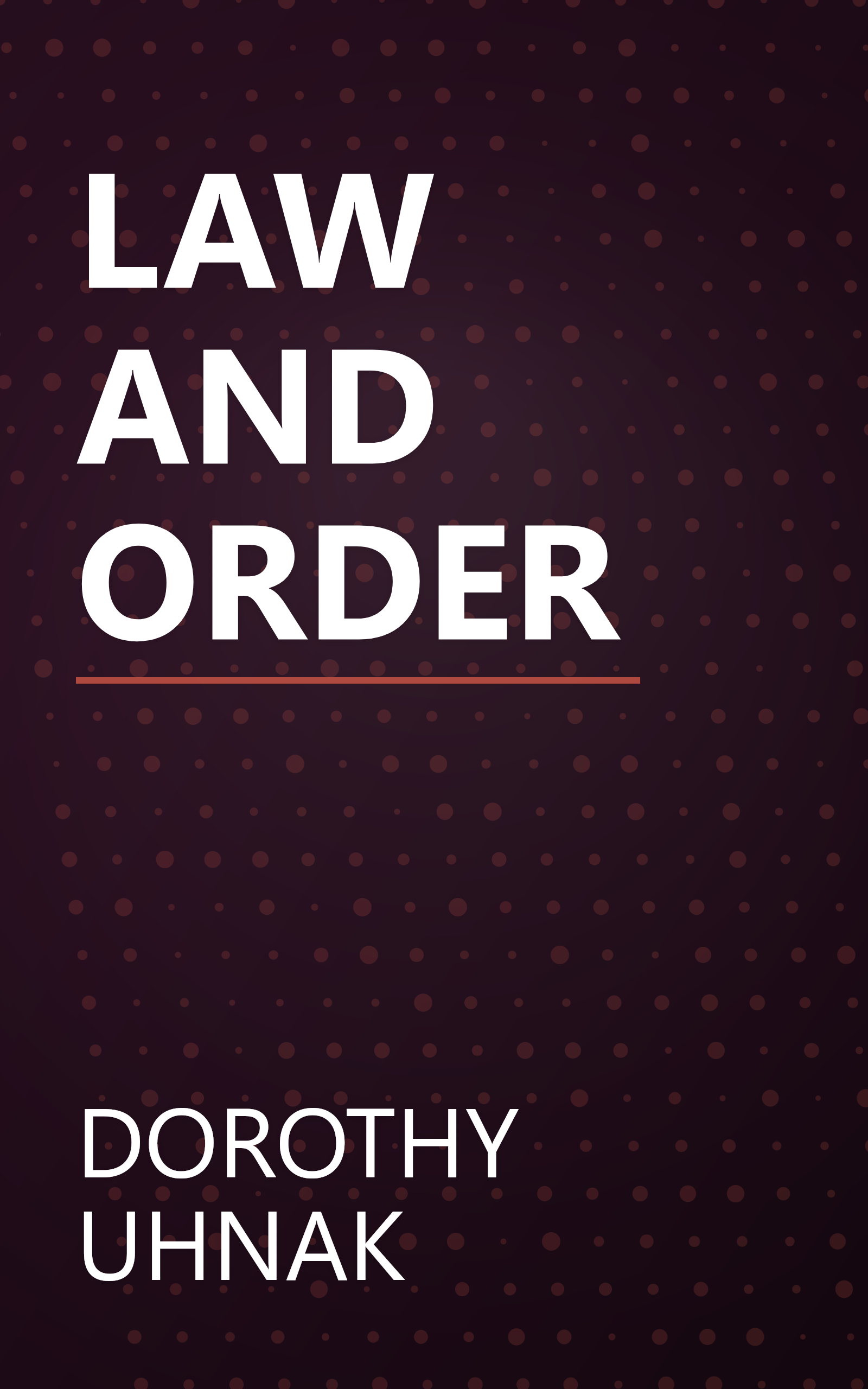 LAW AND ORDER book cover