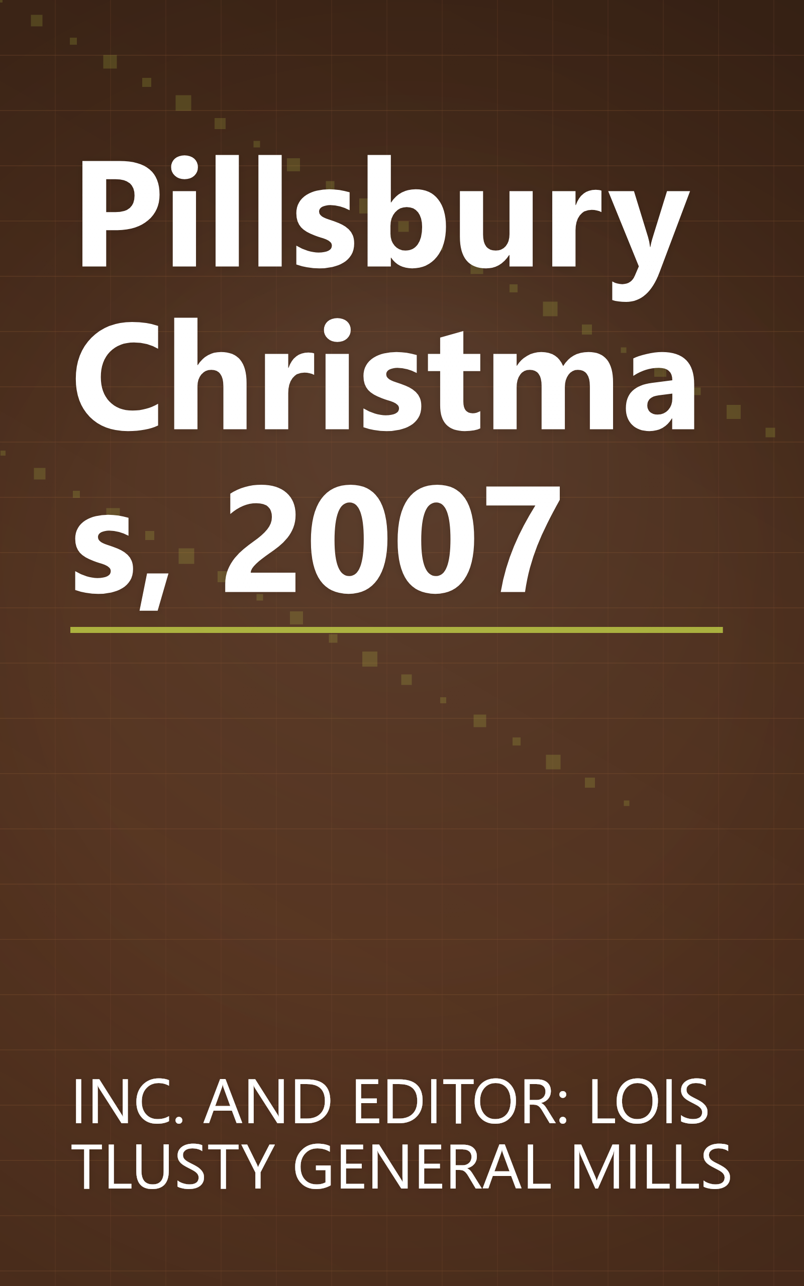 Pillsbury Christmas, 2007 book cover