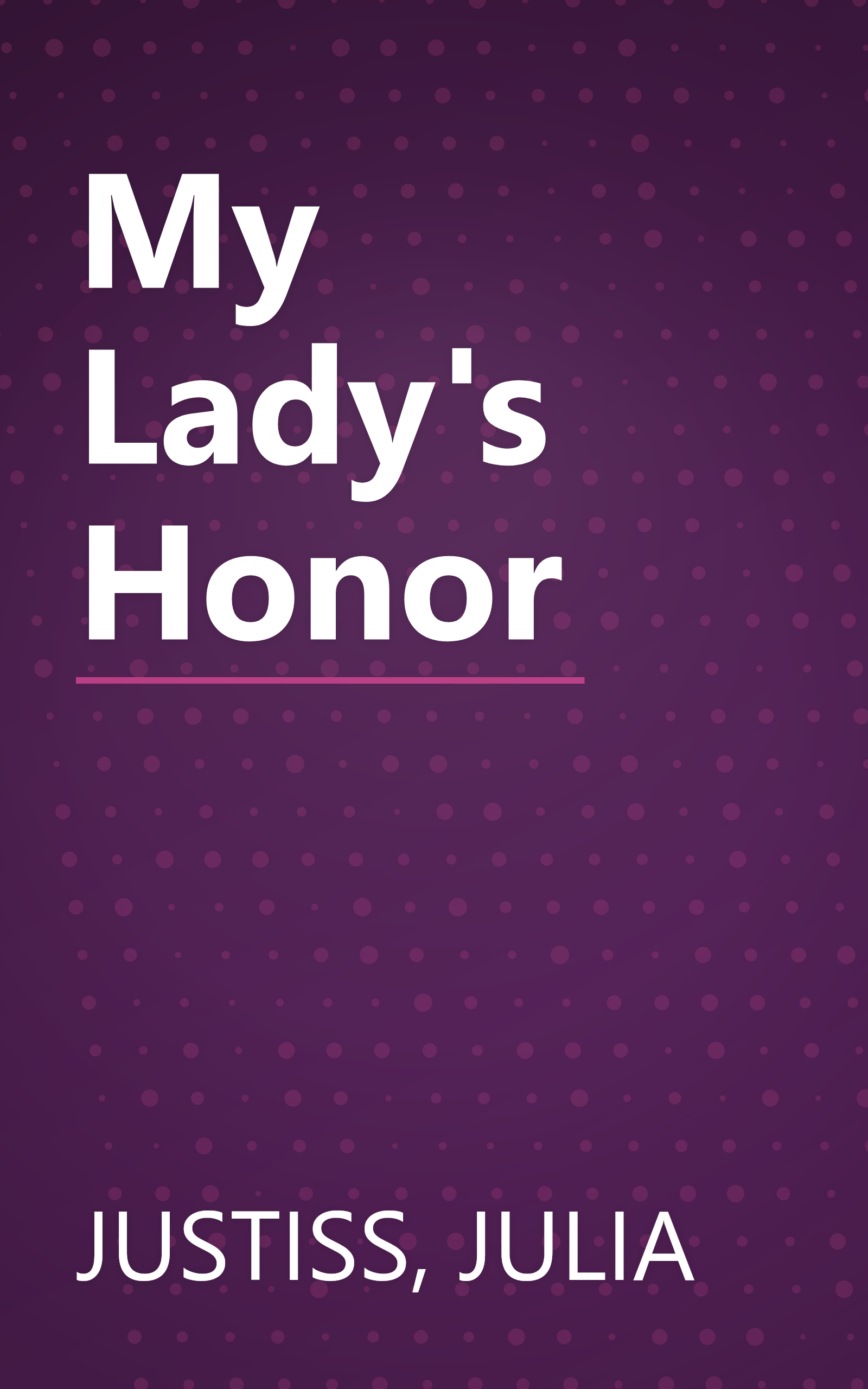 My Lady's Honor book cover