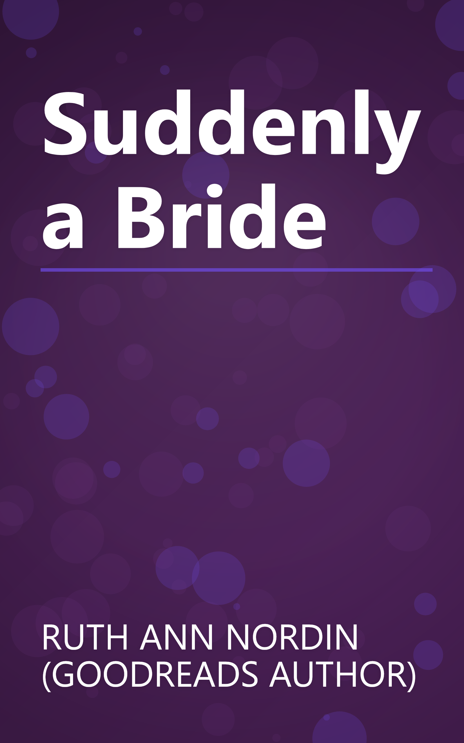 Suddenly a Bride book cover