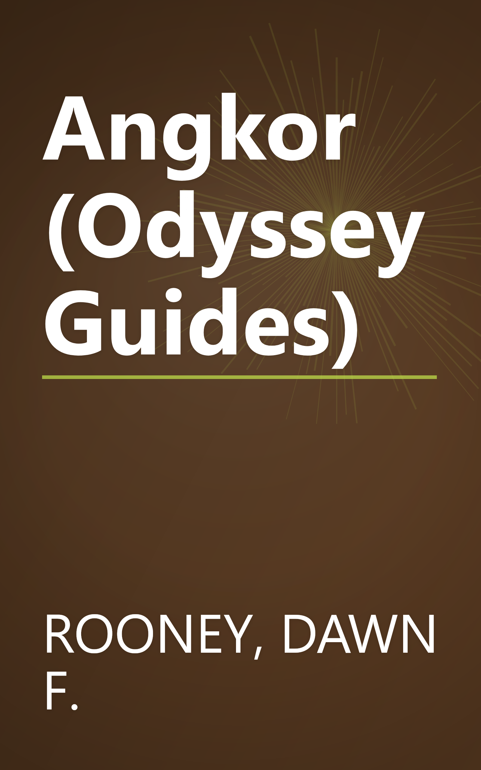 Angkor (Odyssey Guides) book cover
