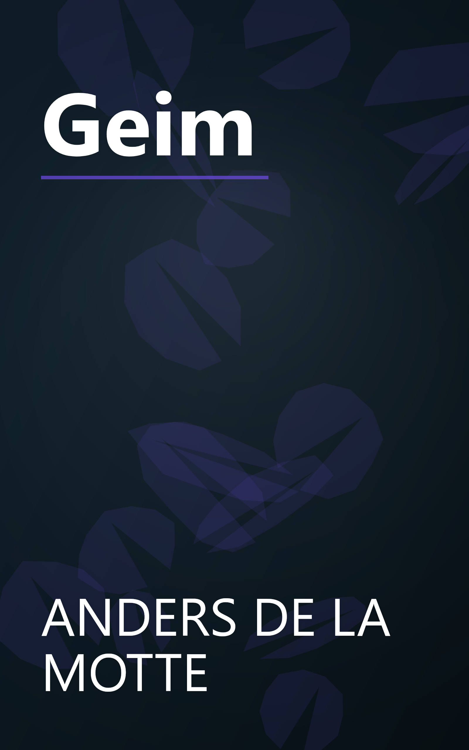 Geim book cover
