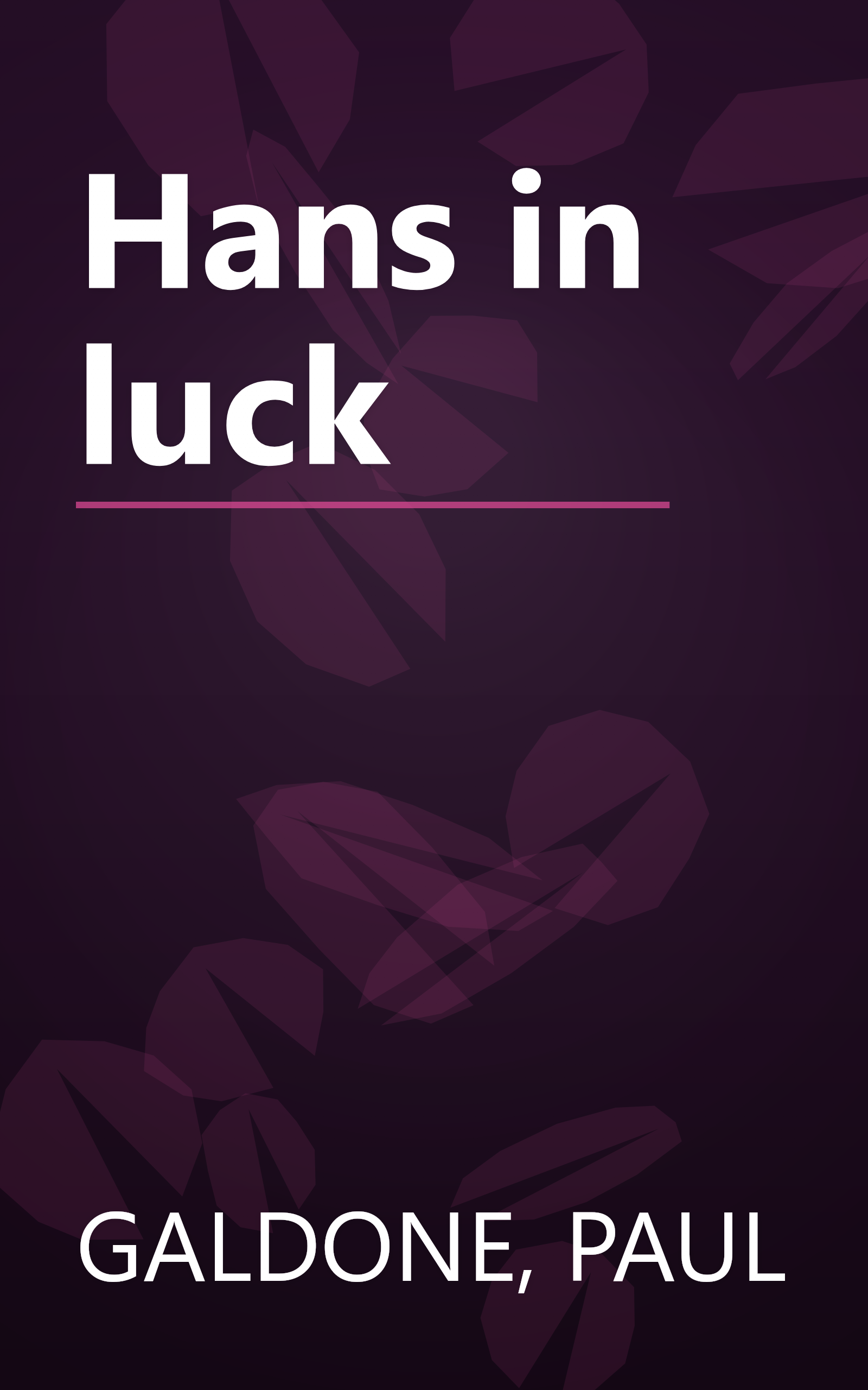 Hans in luck book cover
