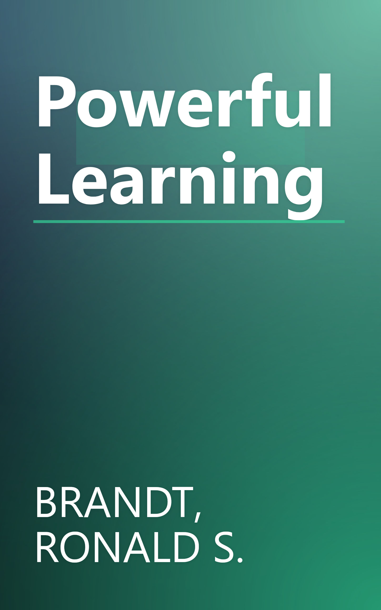 Powerful Learning book cover