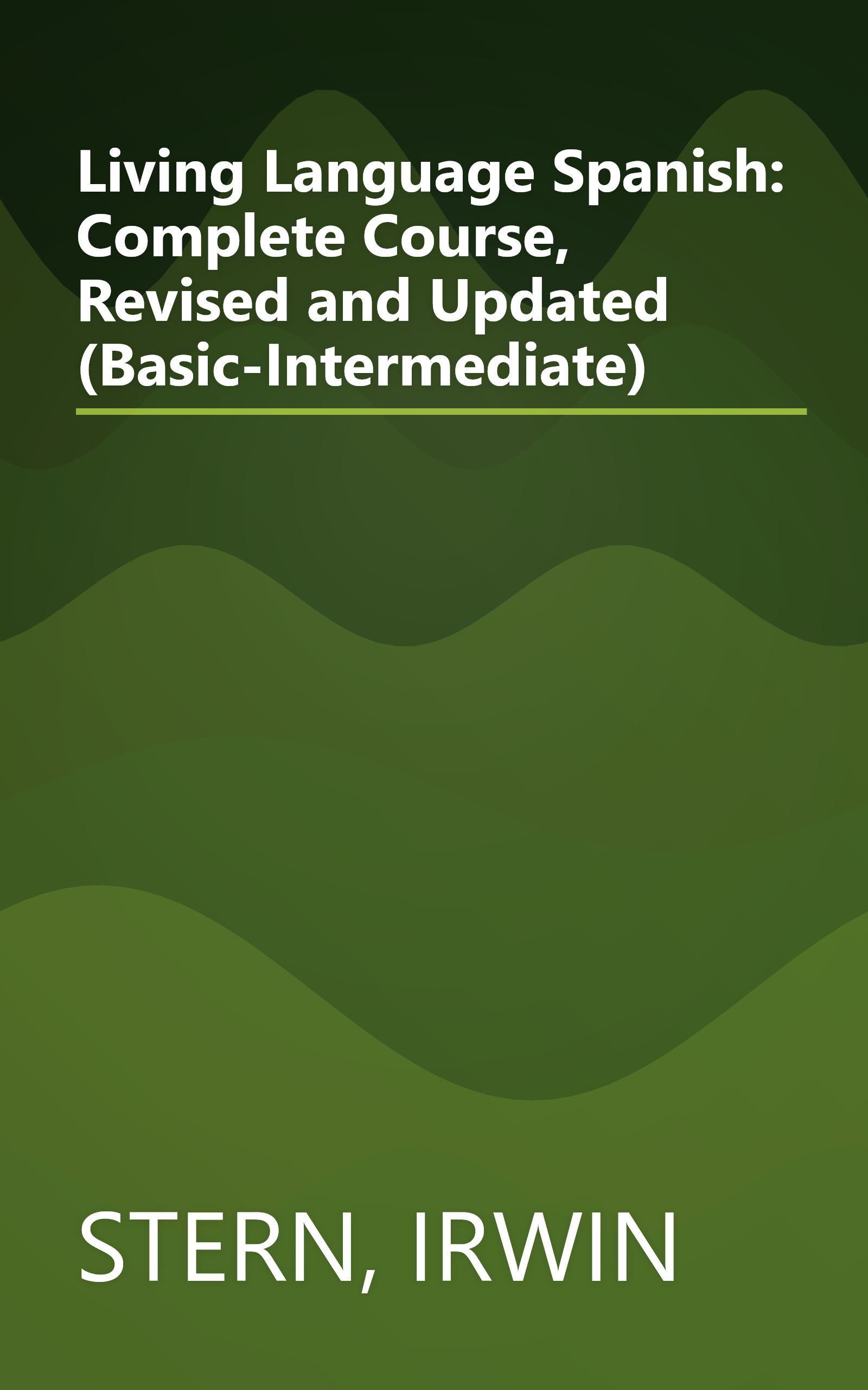 Living Language Spanish: Complete Course, Revised and Updated (Basic-Intermediate) book cover