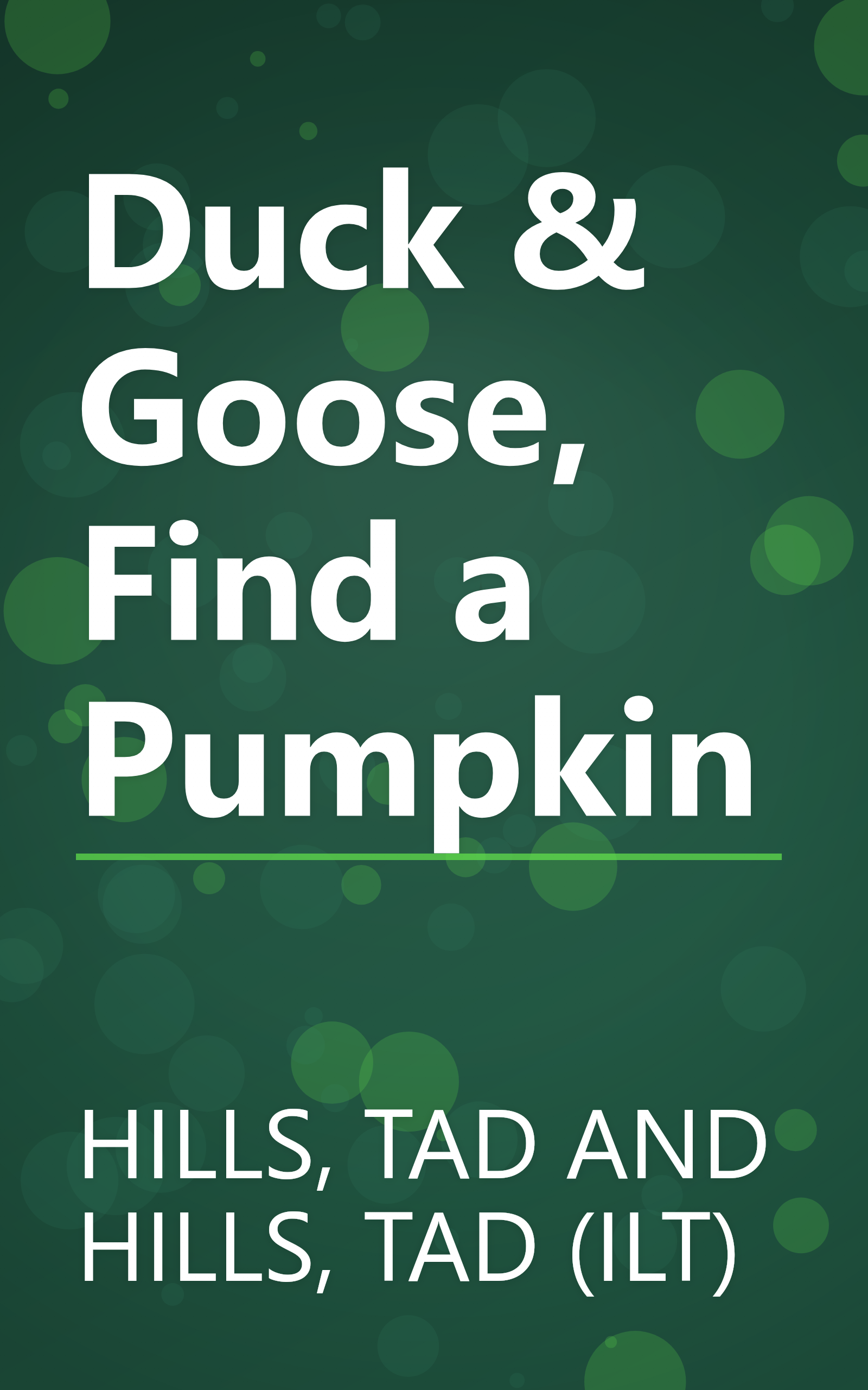 Duck & Goose, Find a Pumpkin book cover