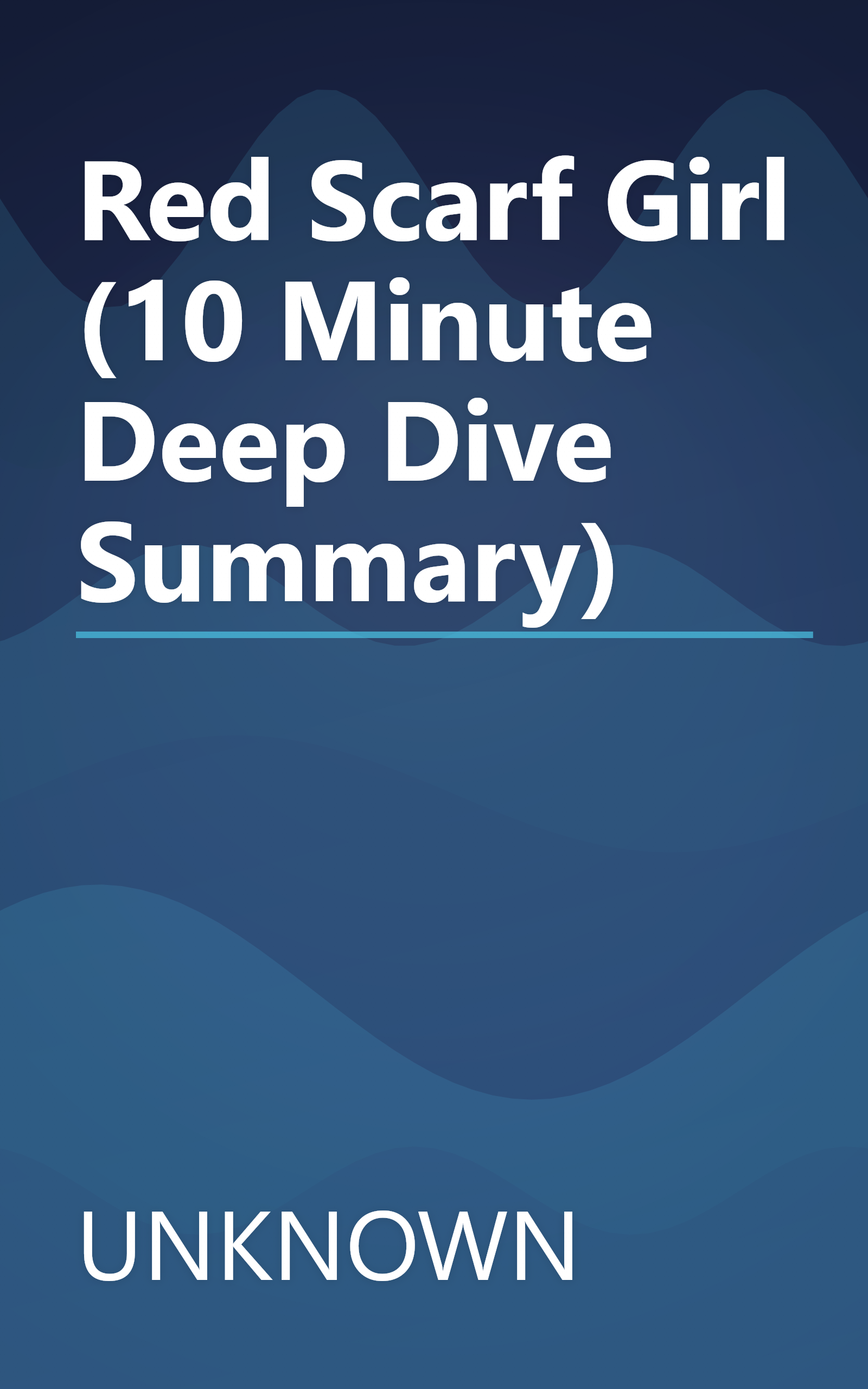 Red Scarf Girl (10 Minute   Deep Dive Summary) book cover