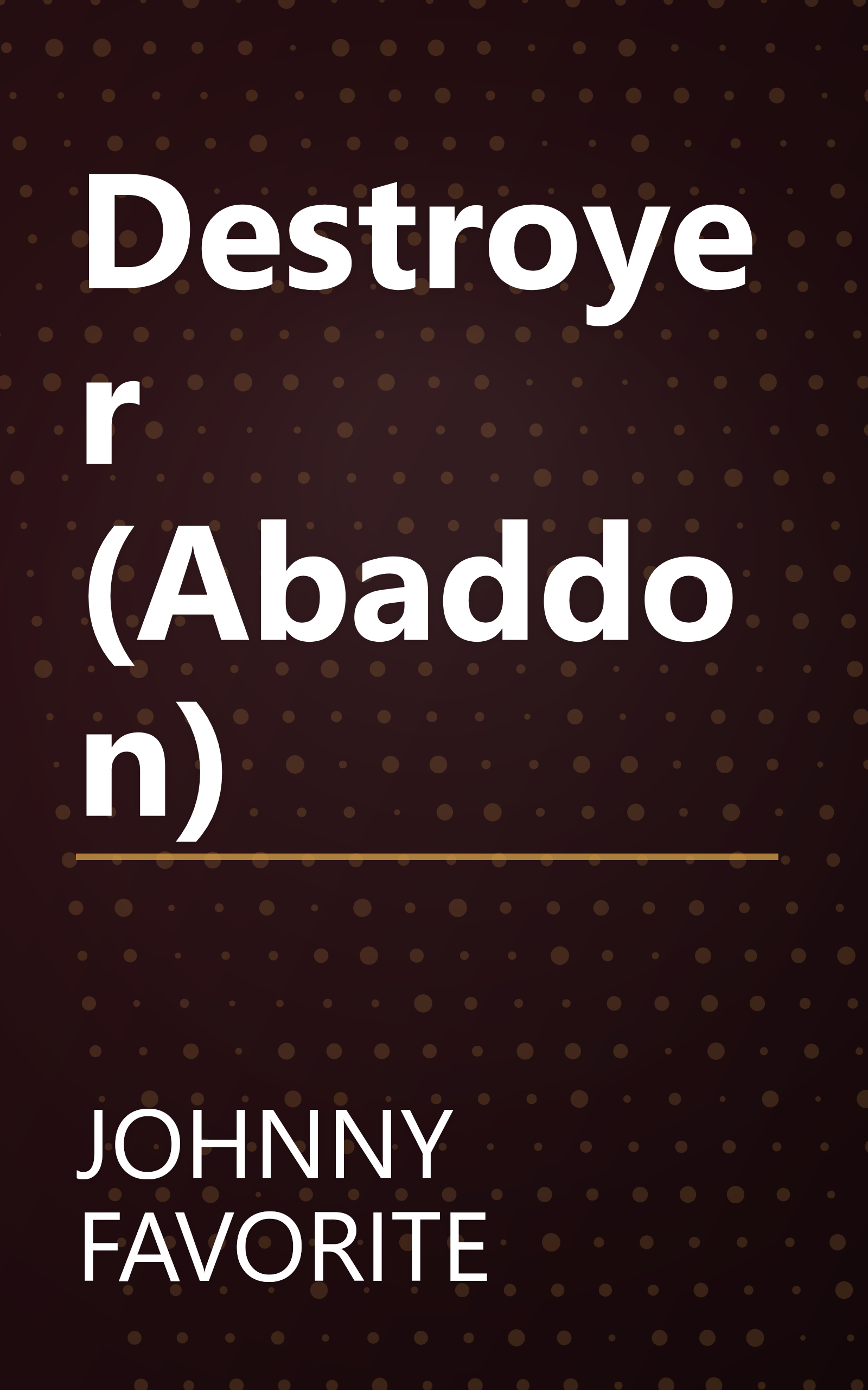 Destroyer (Abaddon) book cover