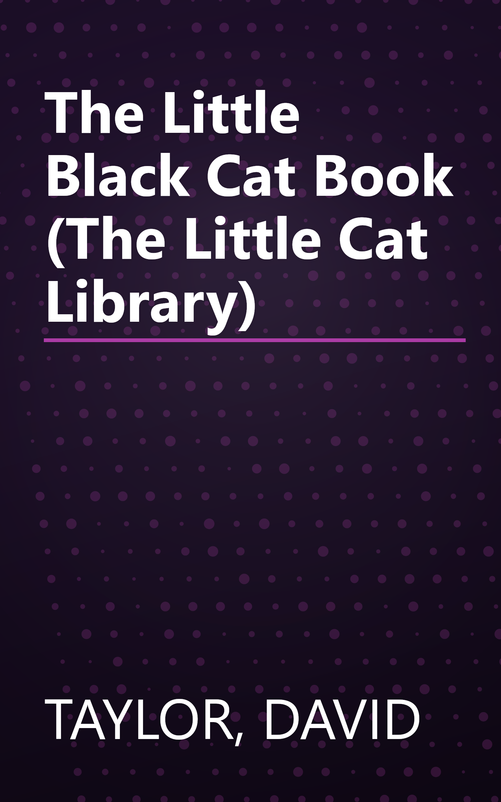 The Little Black Cat Book (The Little Cat Library) book cover