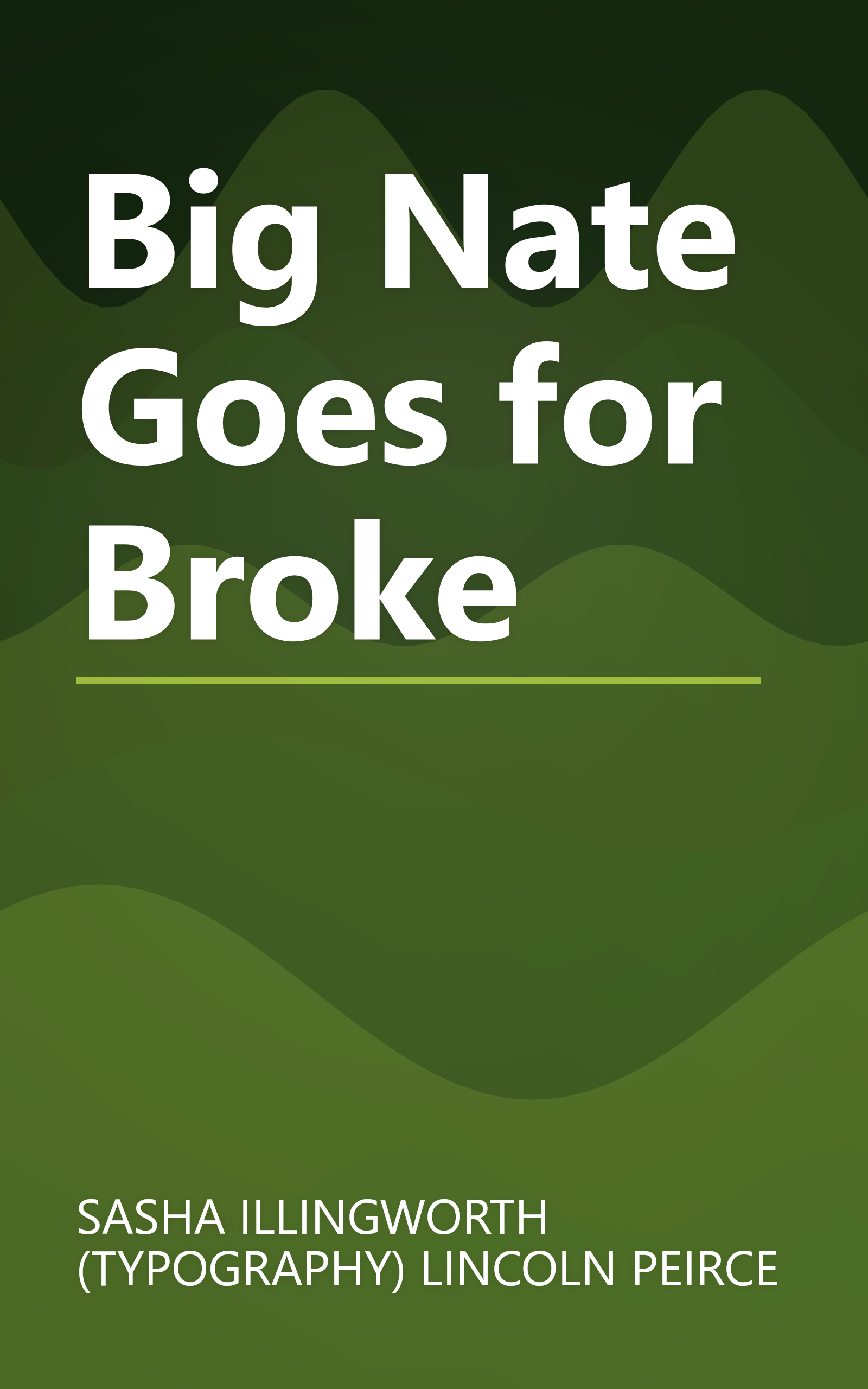 Big Nate Goes for Broke book cover