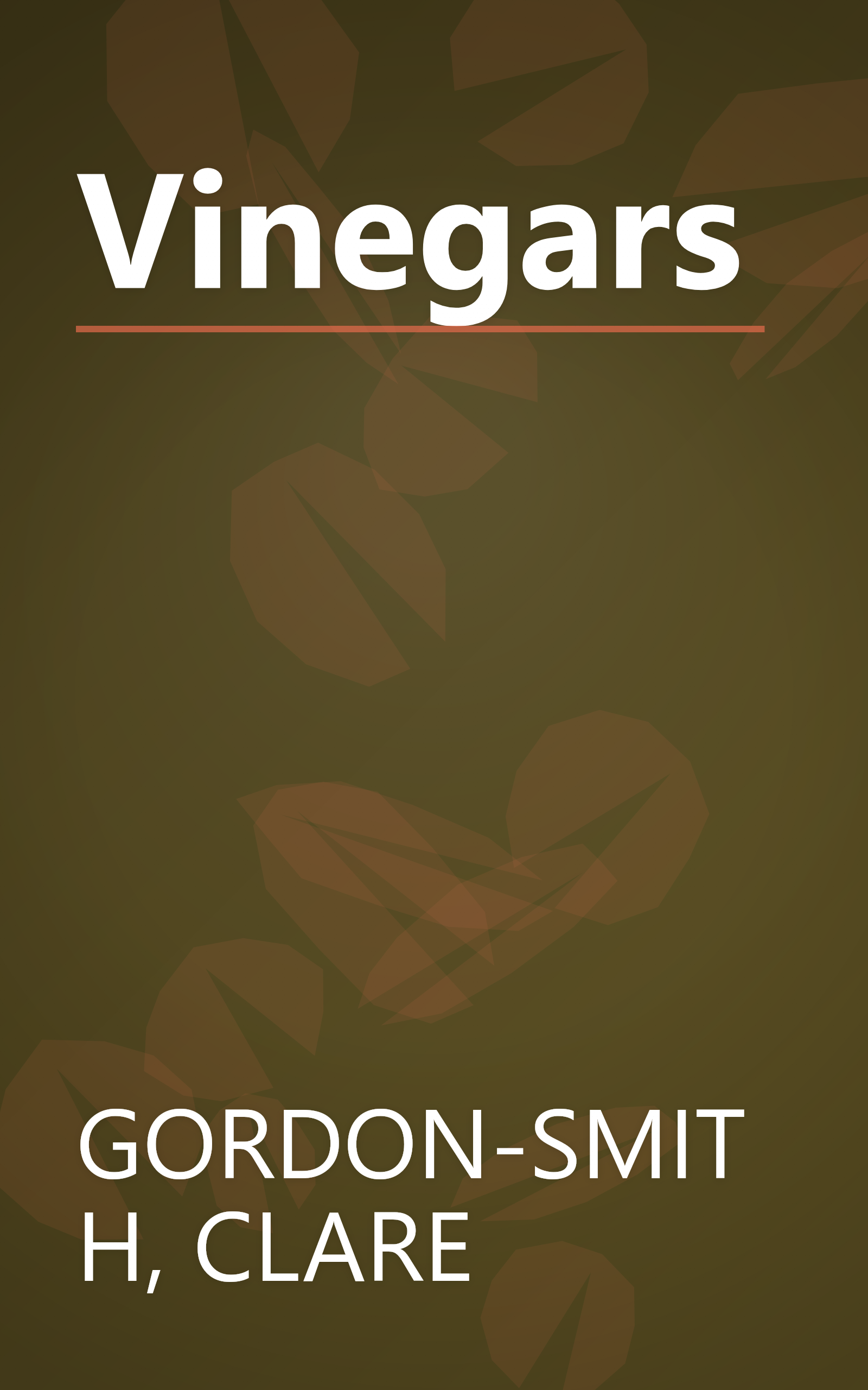 Vinegars book cover