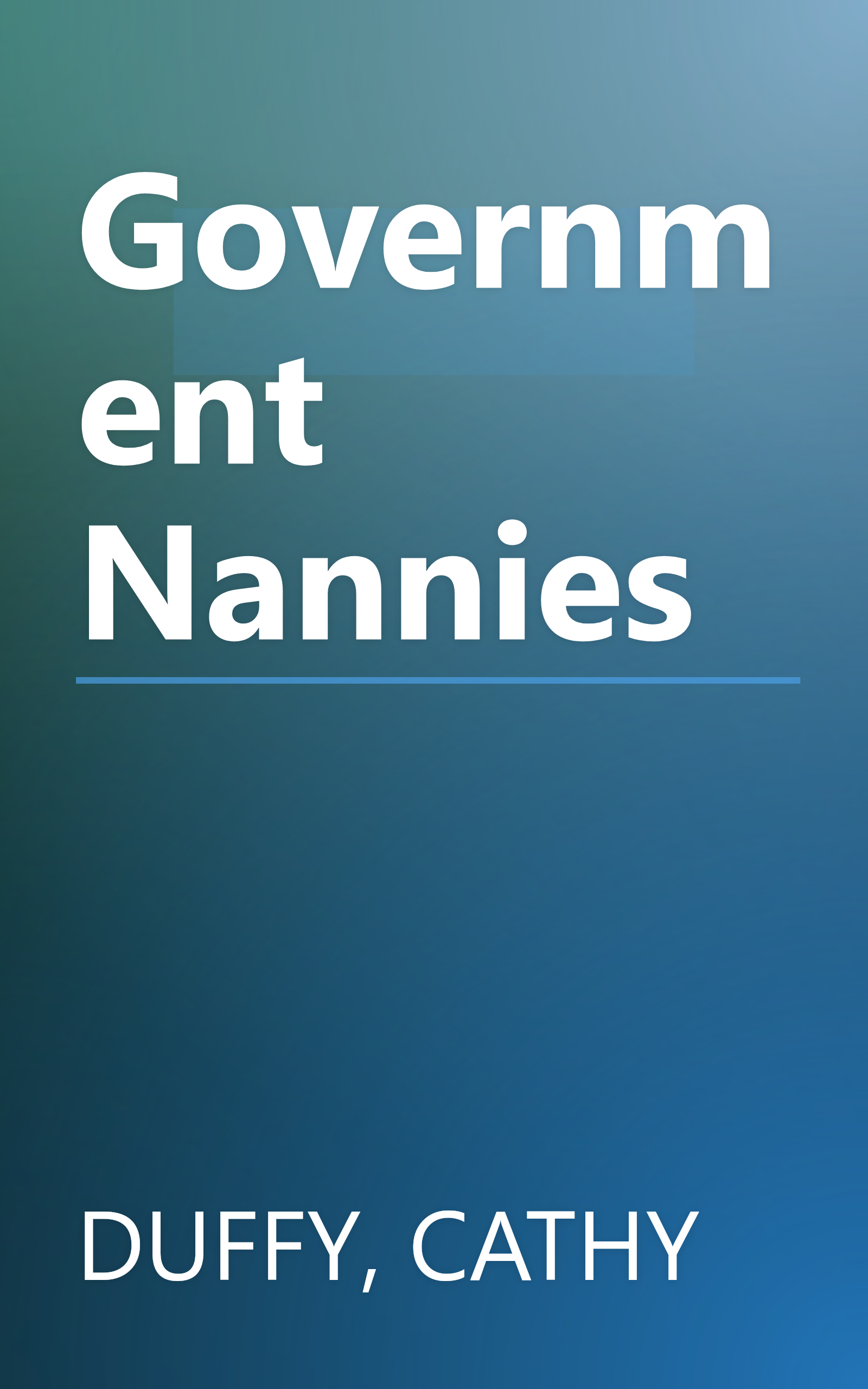 Government Nannies book cover