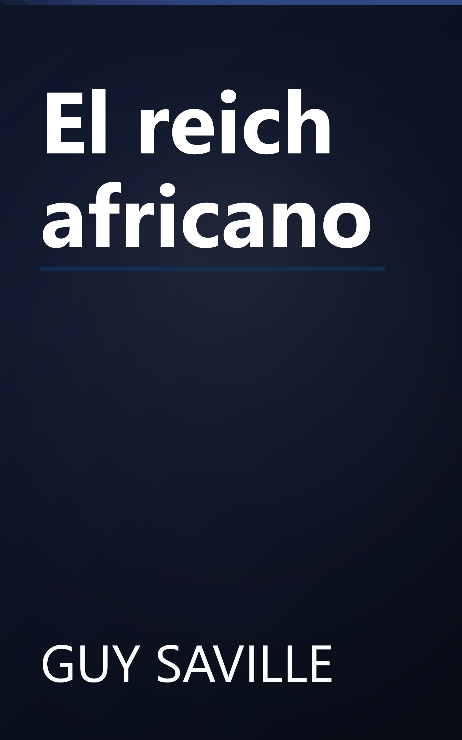 El reich africano book cover