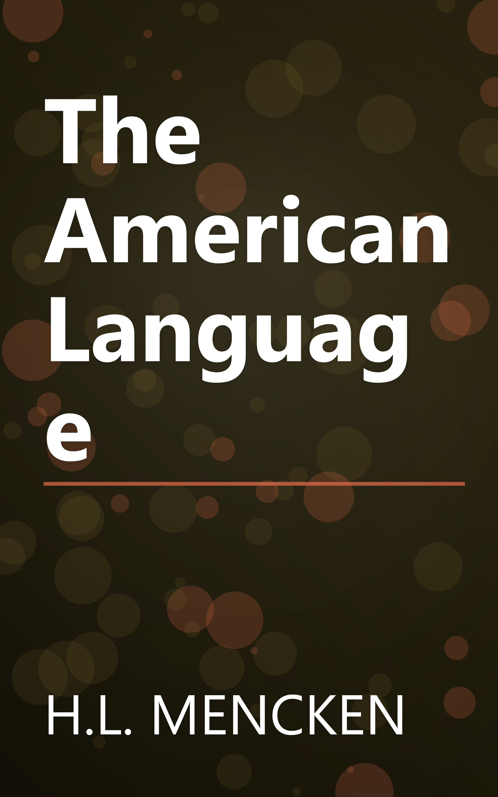 The American Language book cover