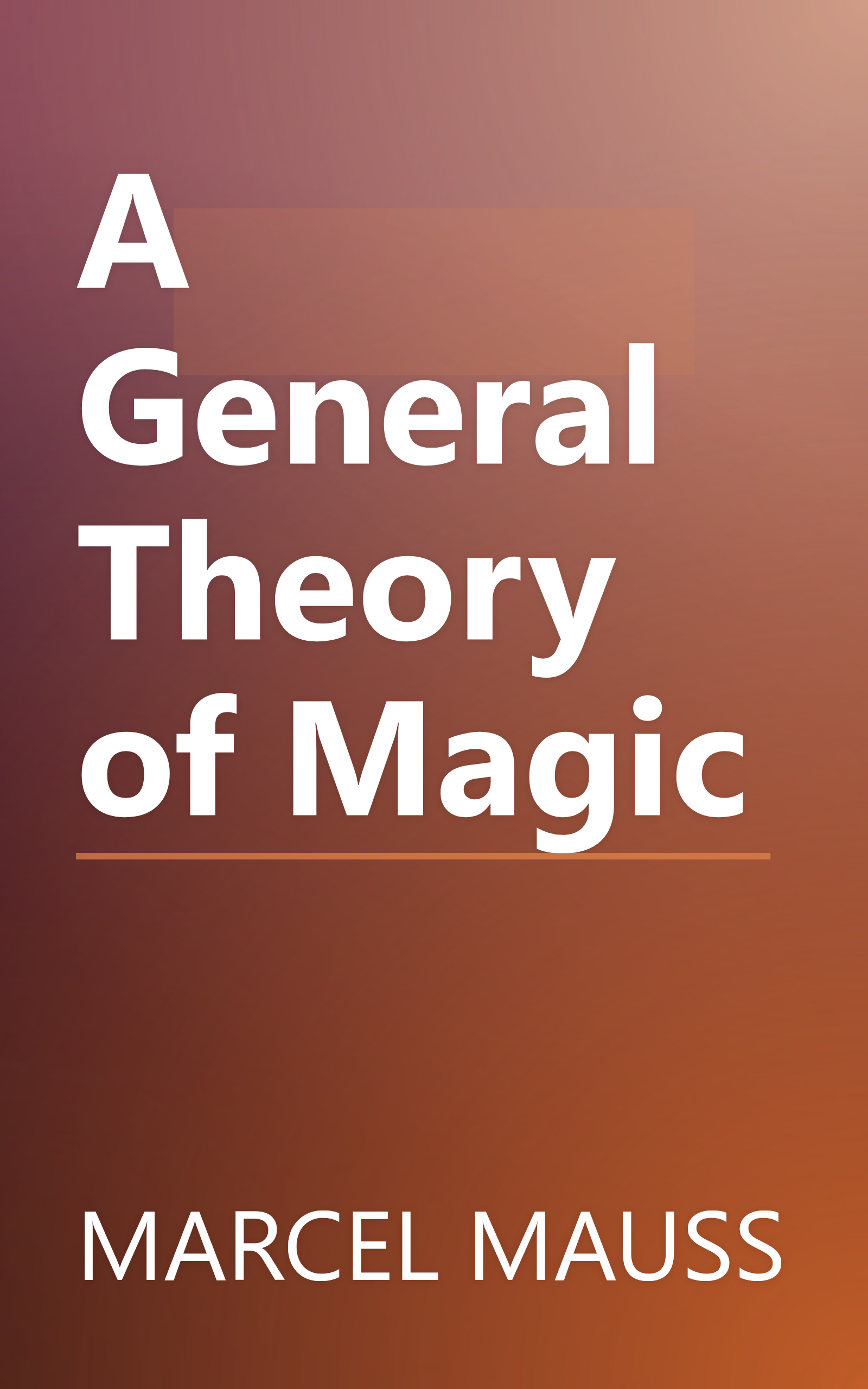 A General Theory of Magic book cover