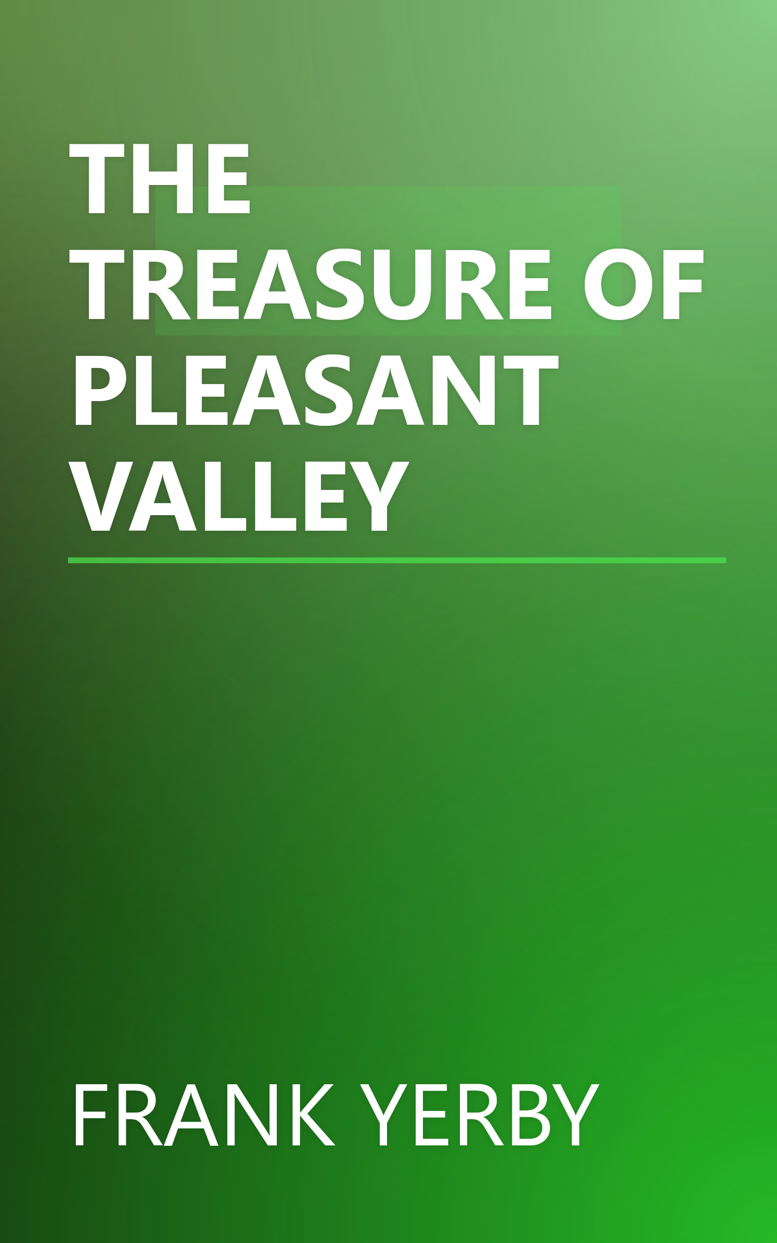 THE TREASURE OF PLEASANT VALLEY book cover