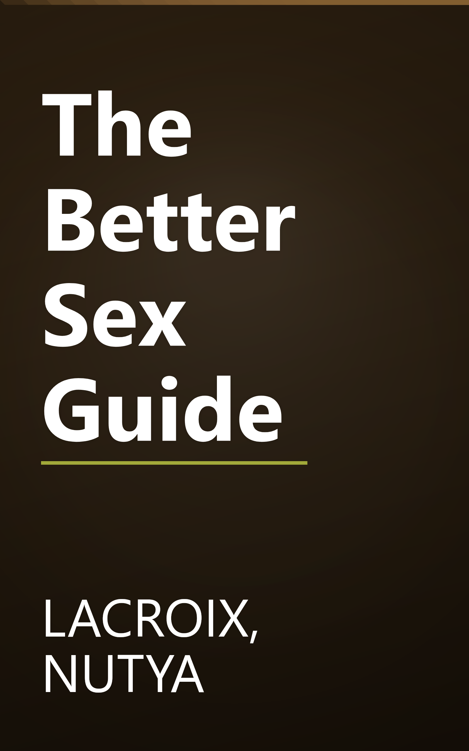 The Better Sex Guide book cover