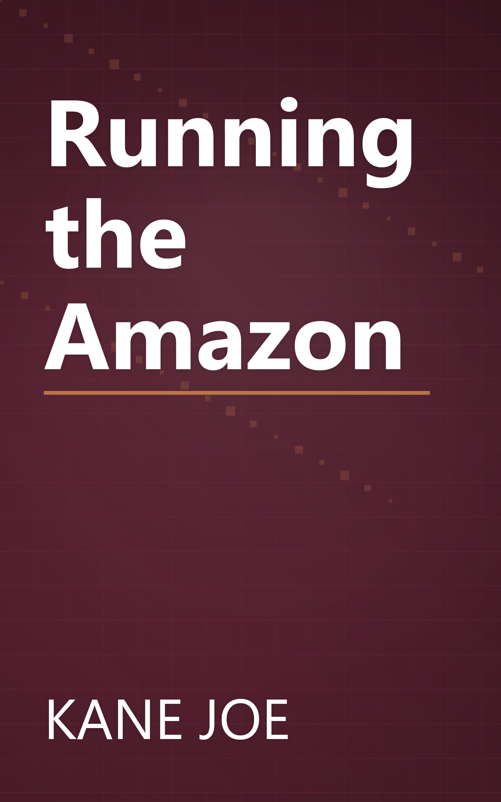 Running the Amazon book cover