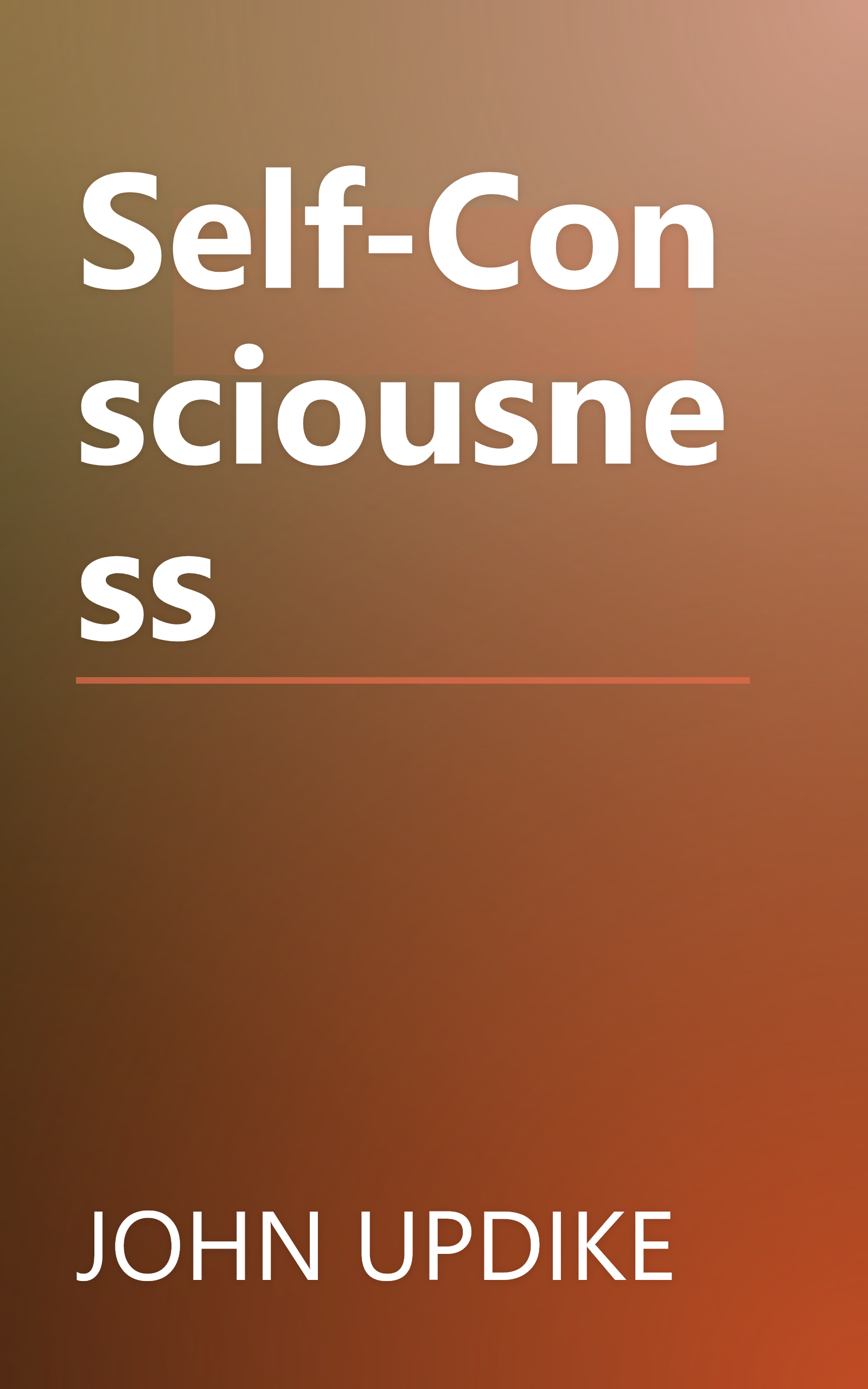 Self-Consciousness book cover