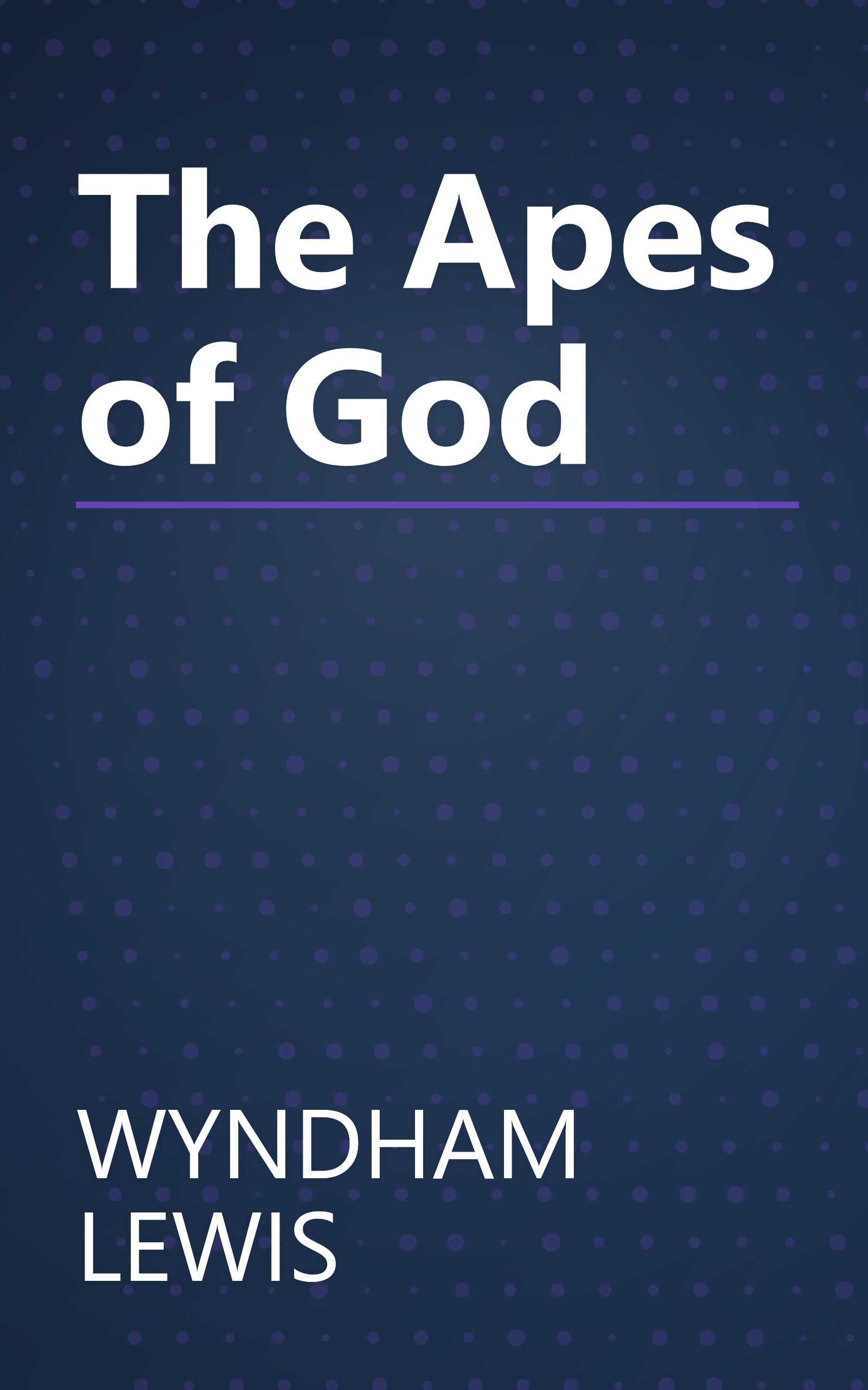 The Apes of God book cover