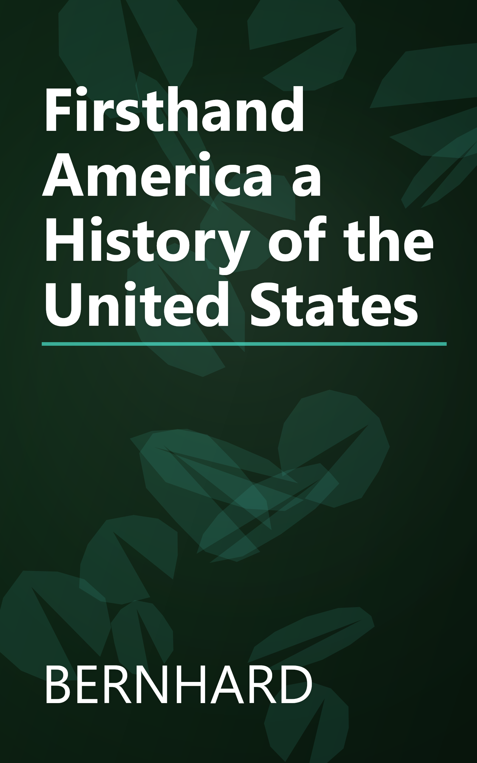 Firsthand America a History of the United States book cover