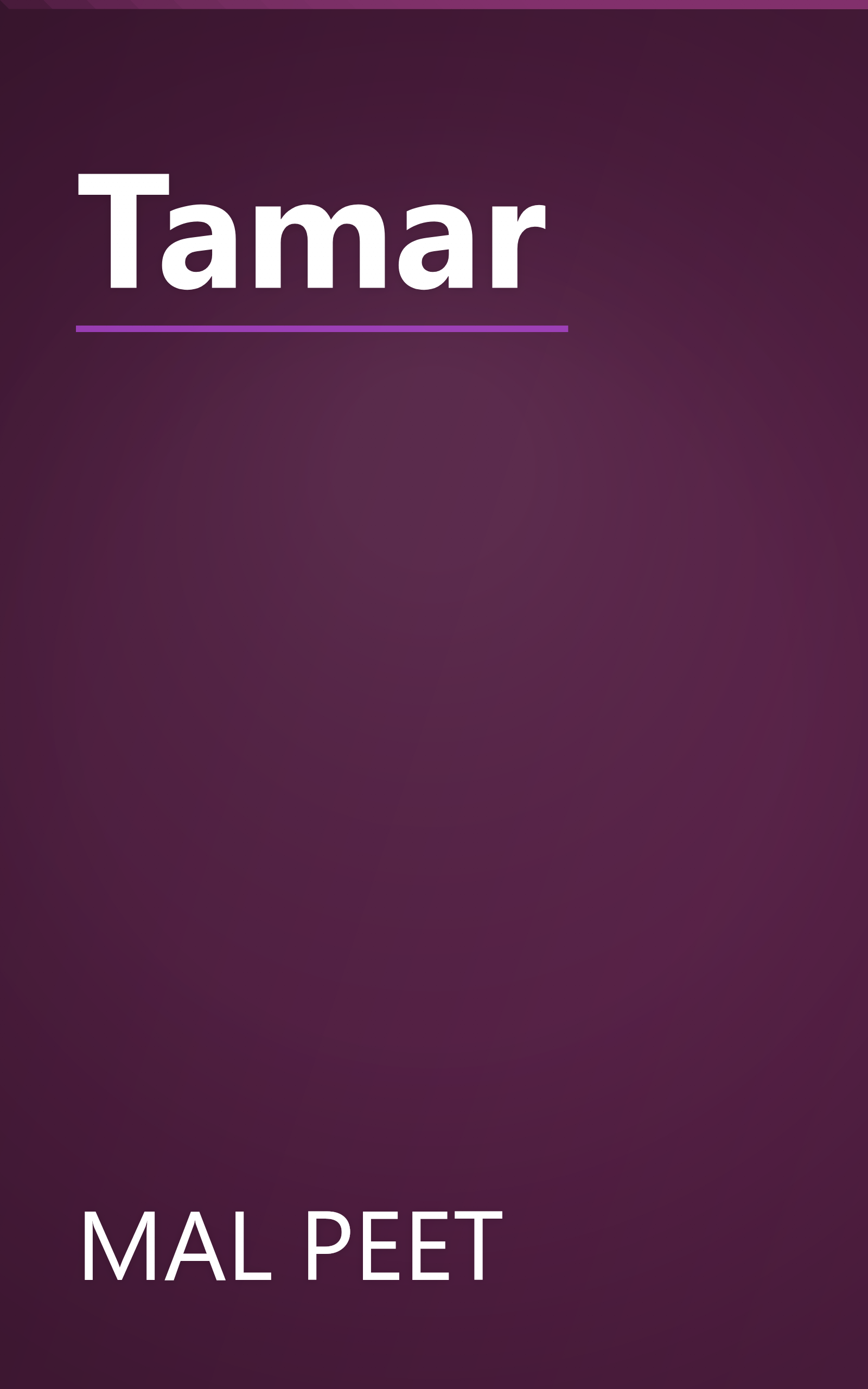 Tamar book cover