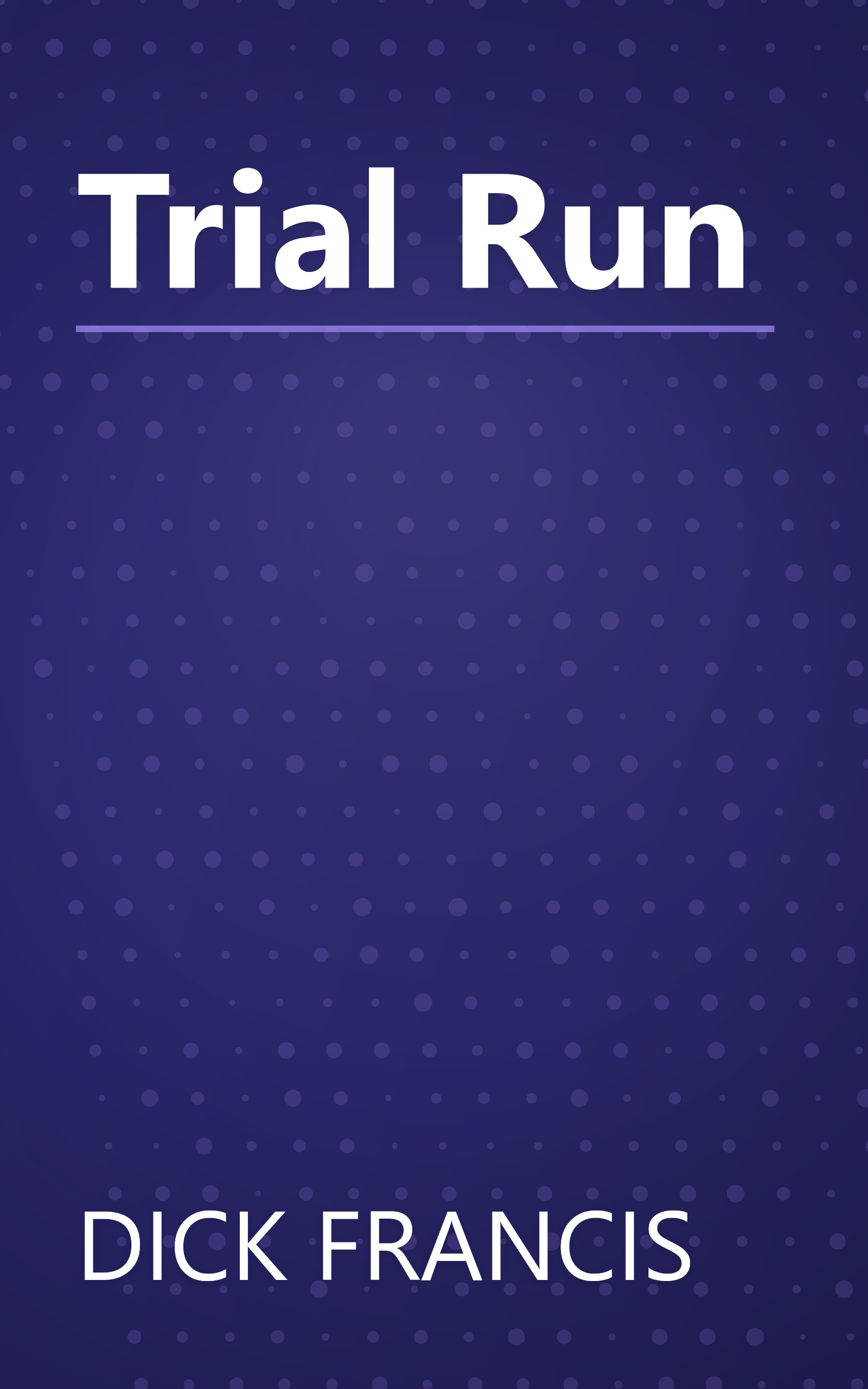 Trial Run book cover