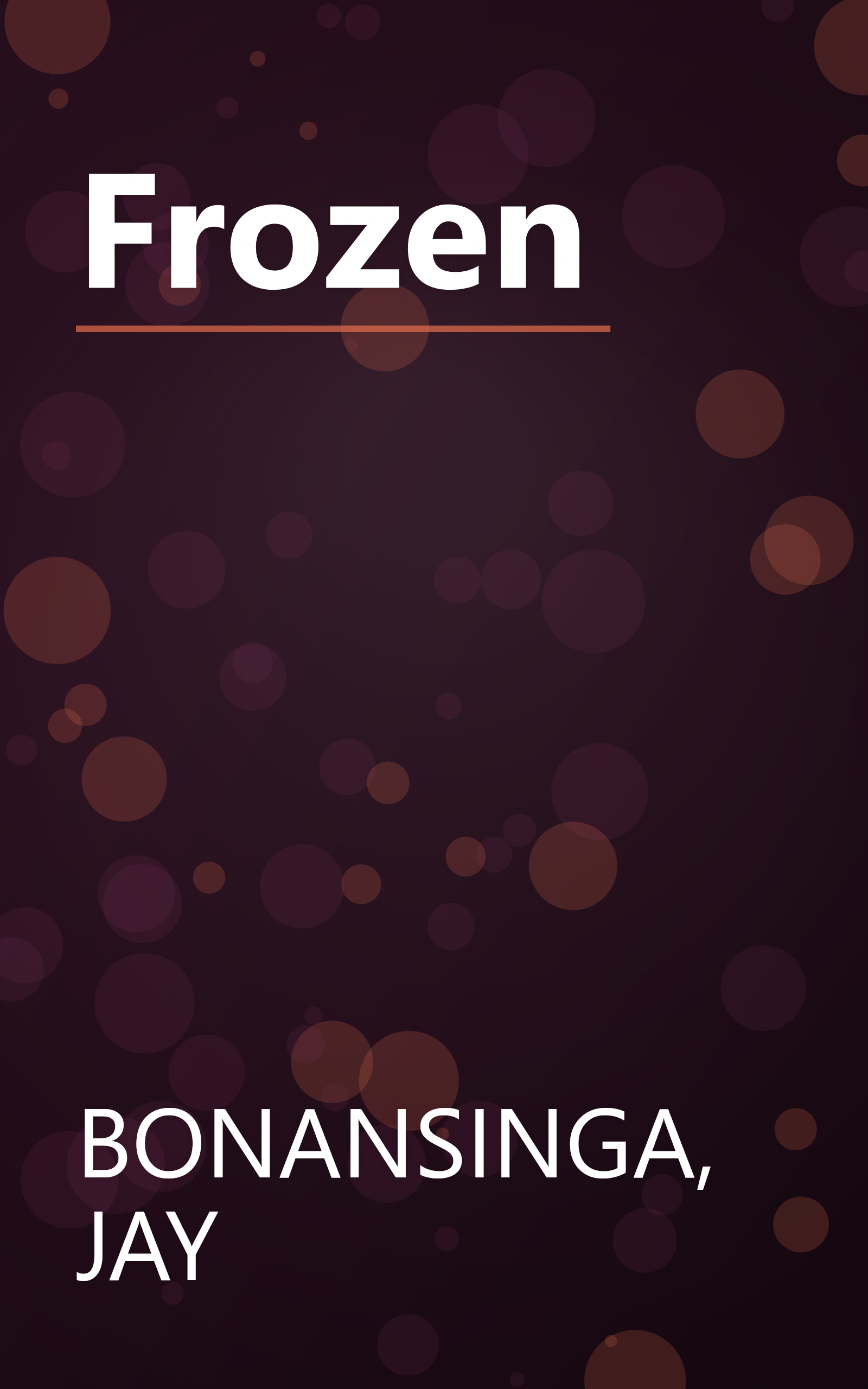 Frozen book cover
