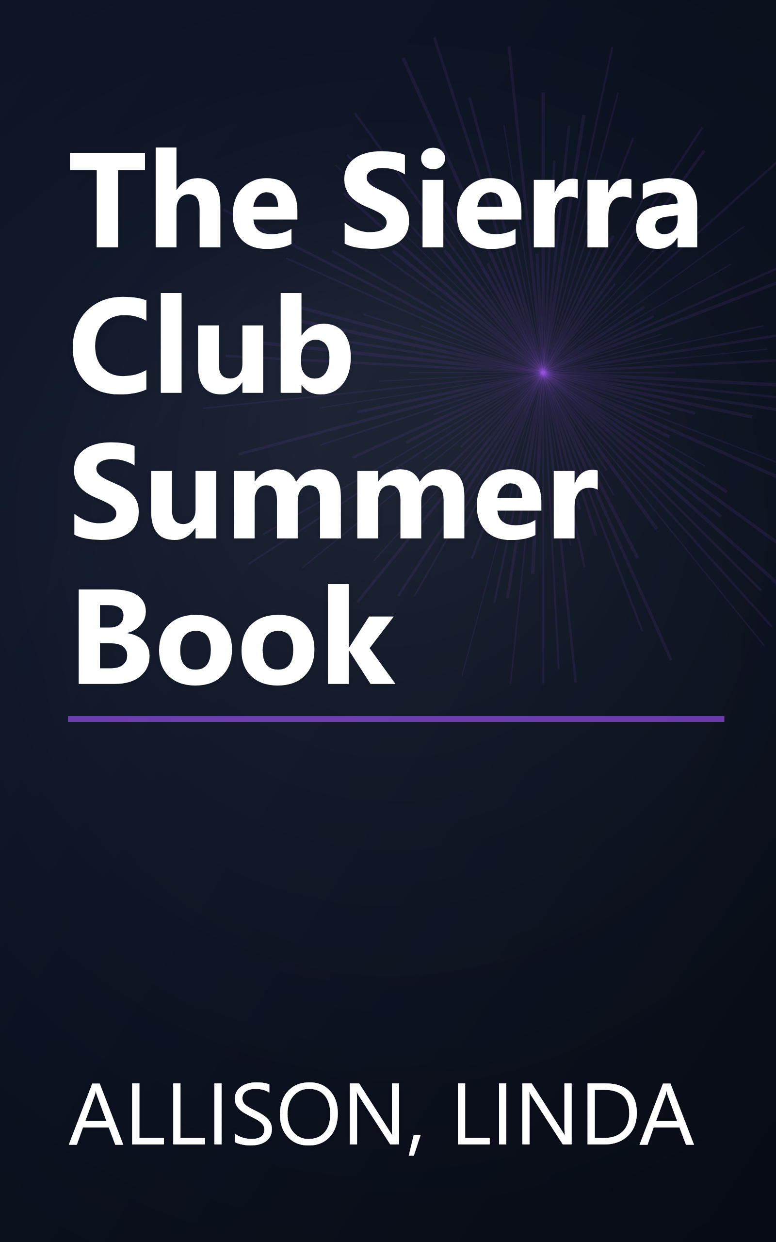 The Sierra Club Summer Book book cover