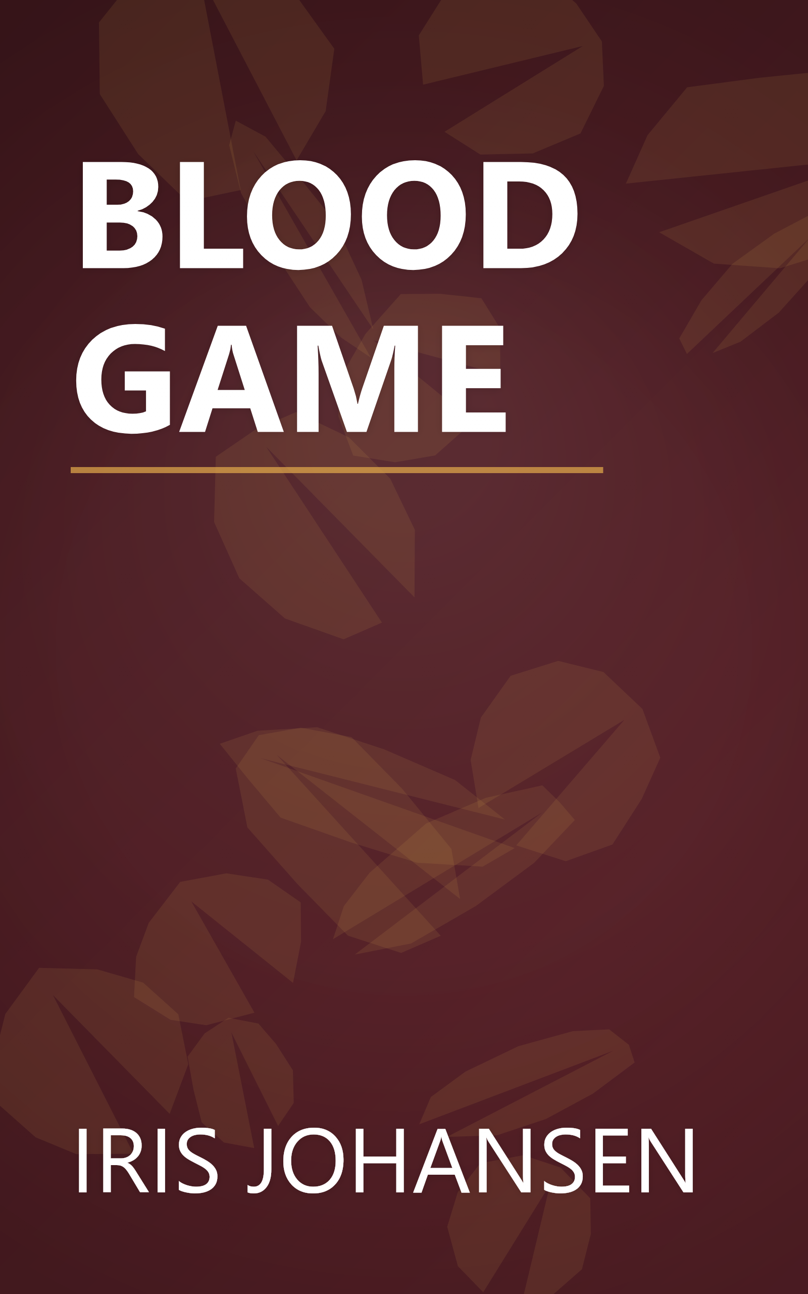 BLOOD GAME book cover