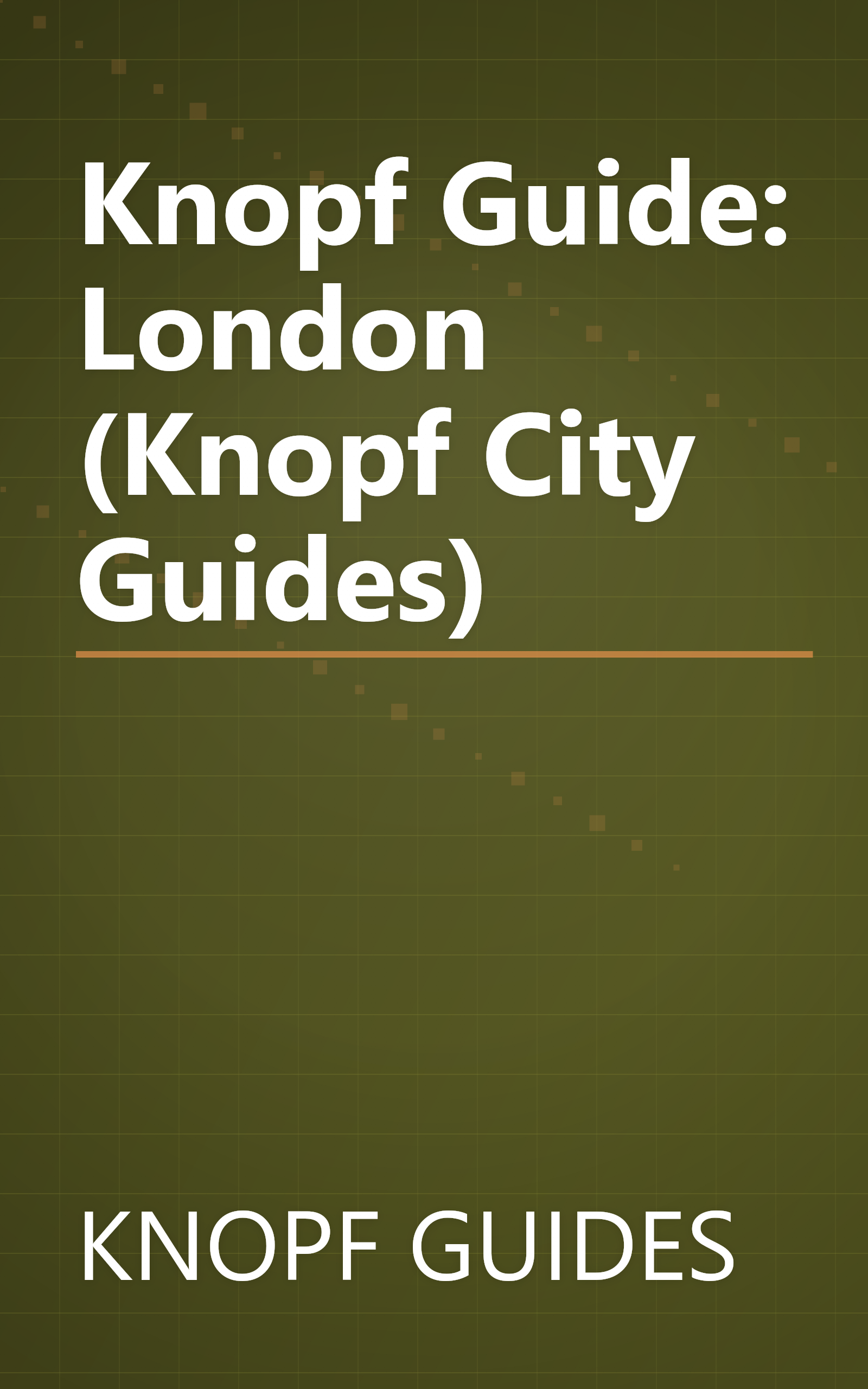 Knopf Guide: London (Knopf City Guides) book cover