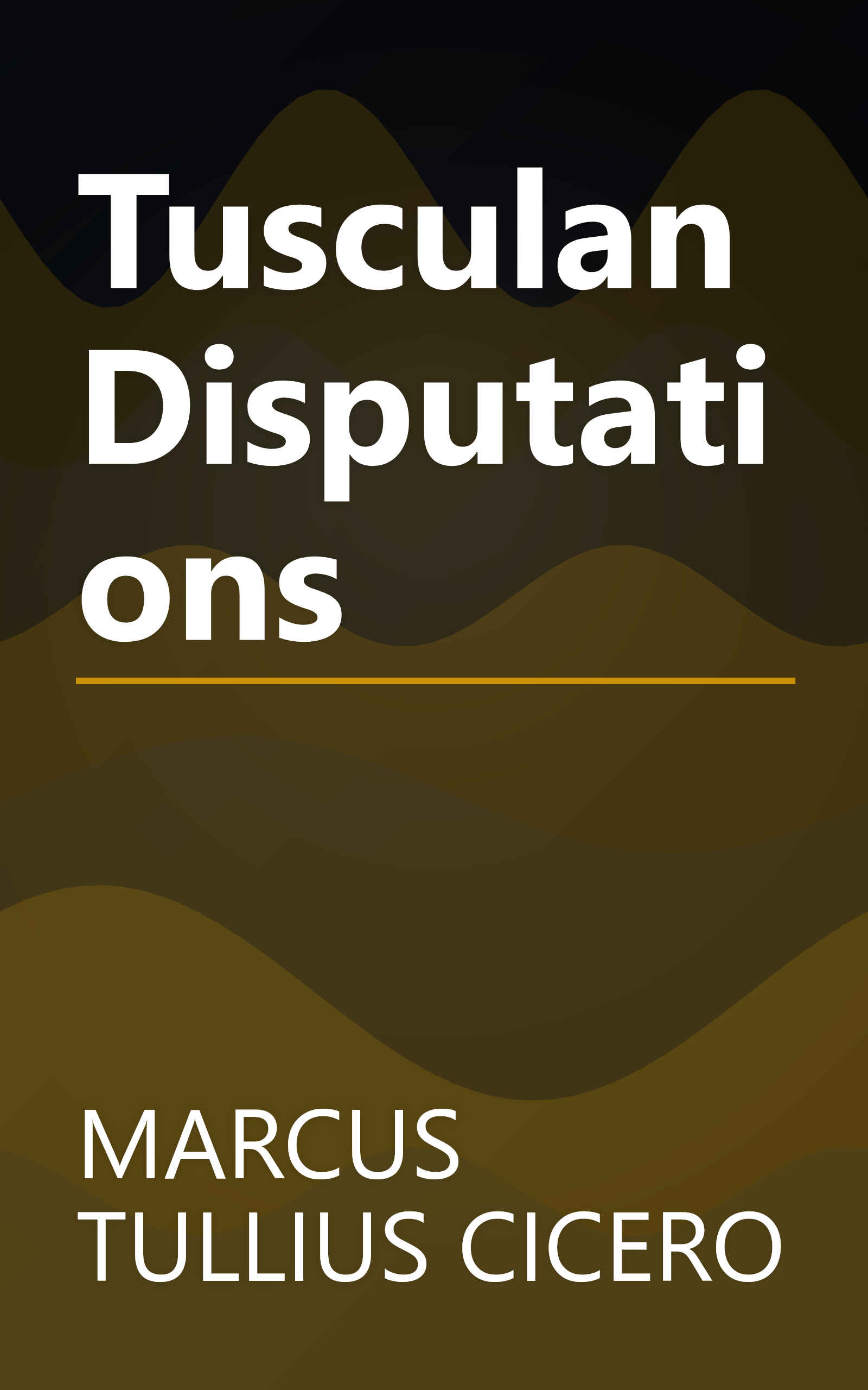 Tusculan Disputations book cover