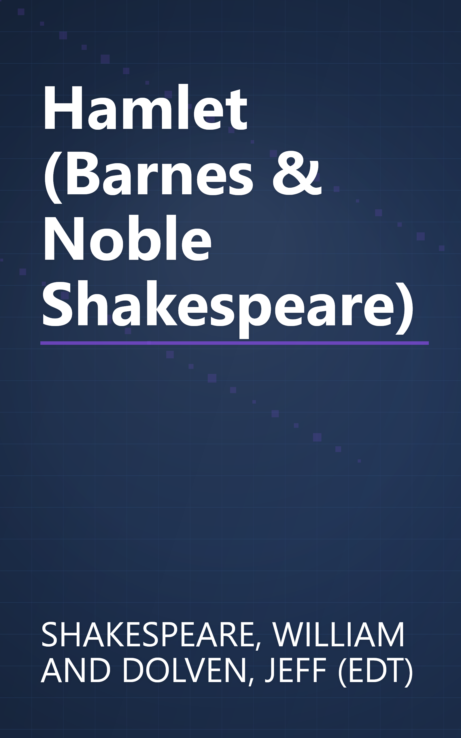 Hamlet (Barnes & Noble Shakespeare) book cover