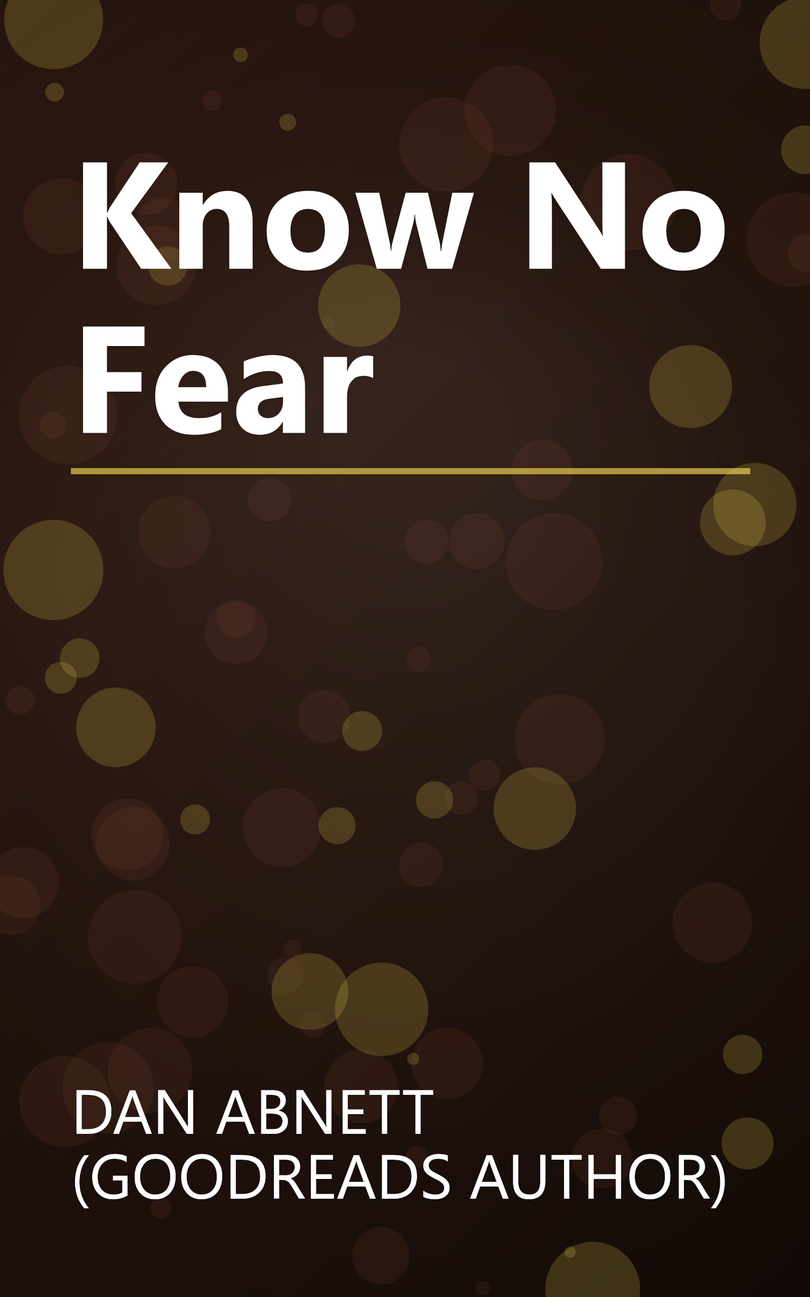 Know No Fear book cover