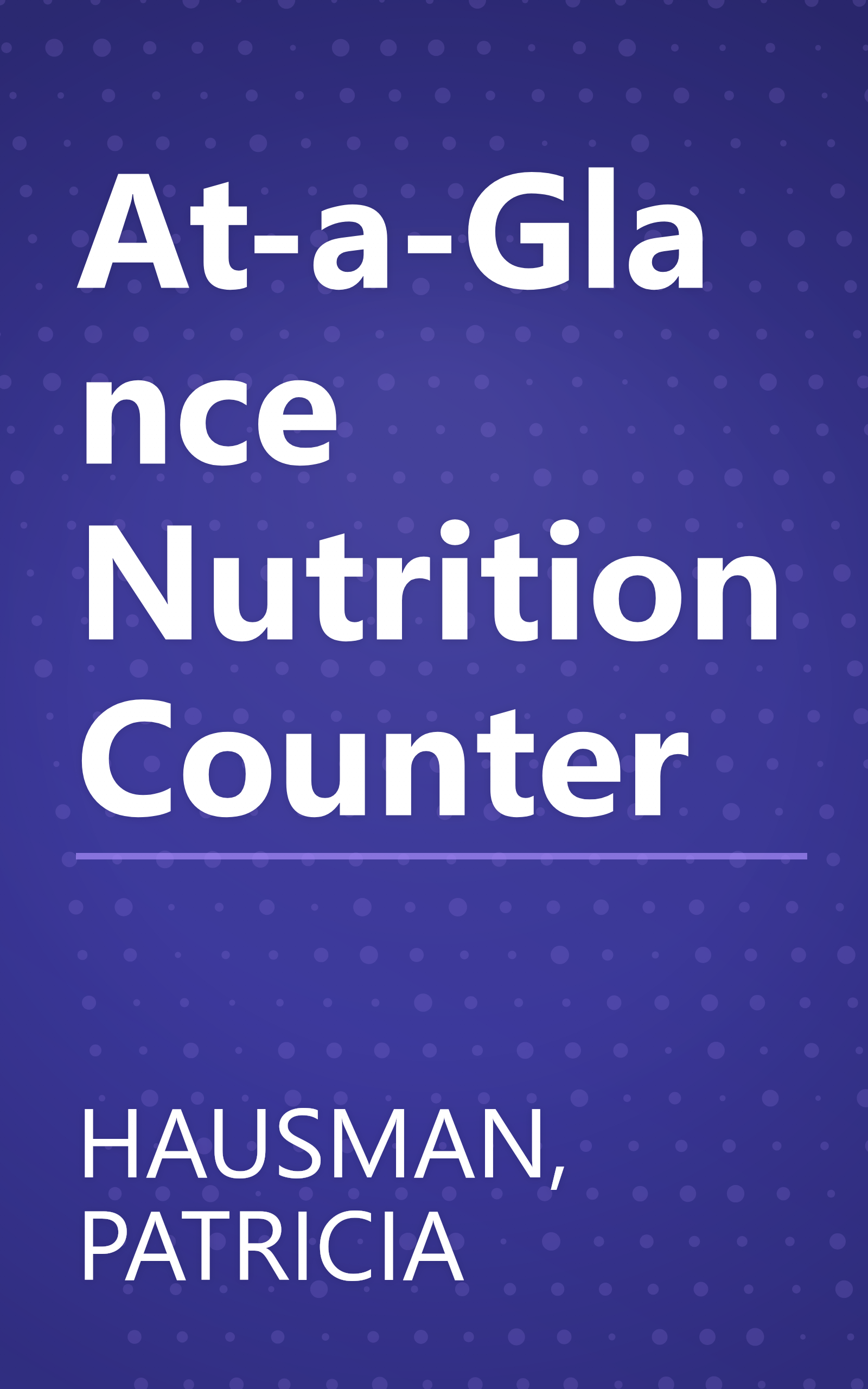 At-a-Glance Nutrition Counter book cover