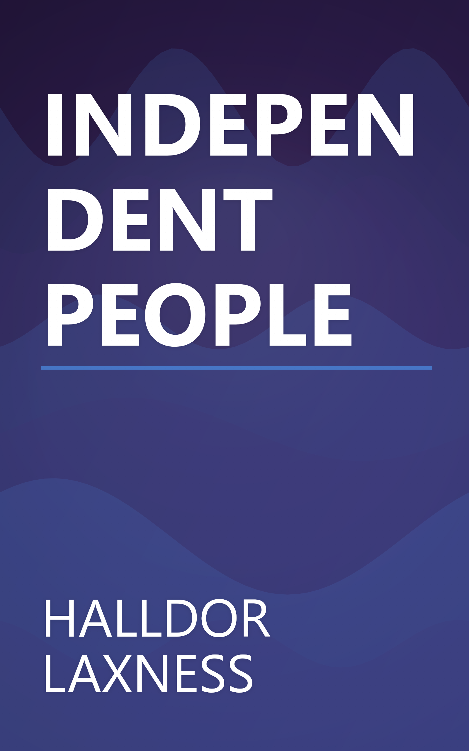 INDEPENDENT PEOPLE book cover