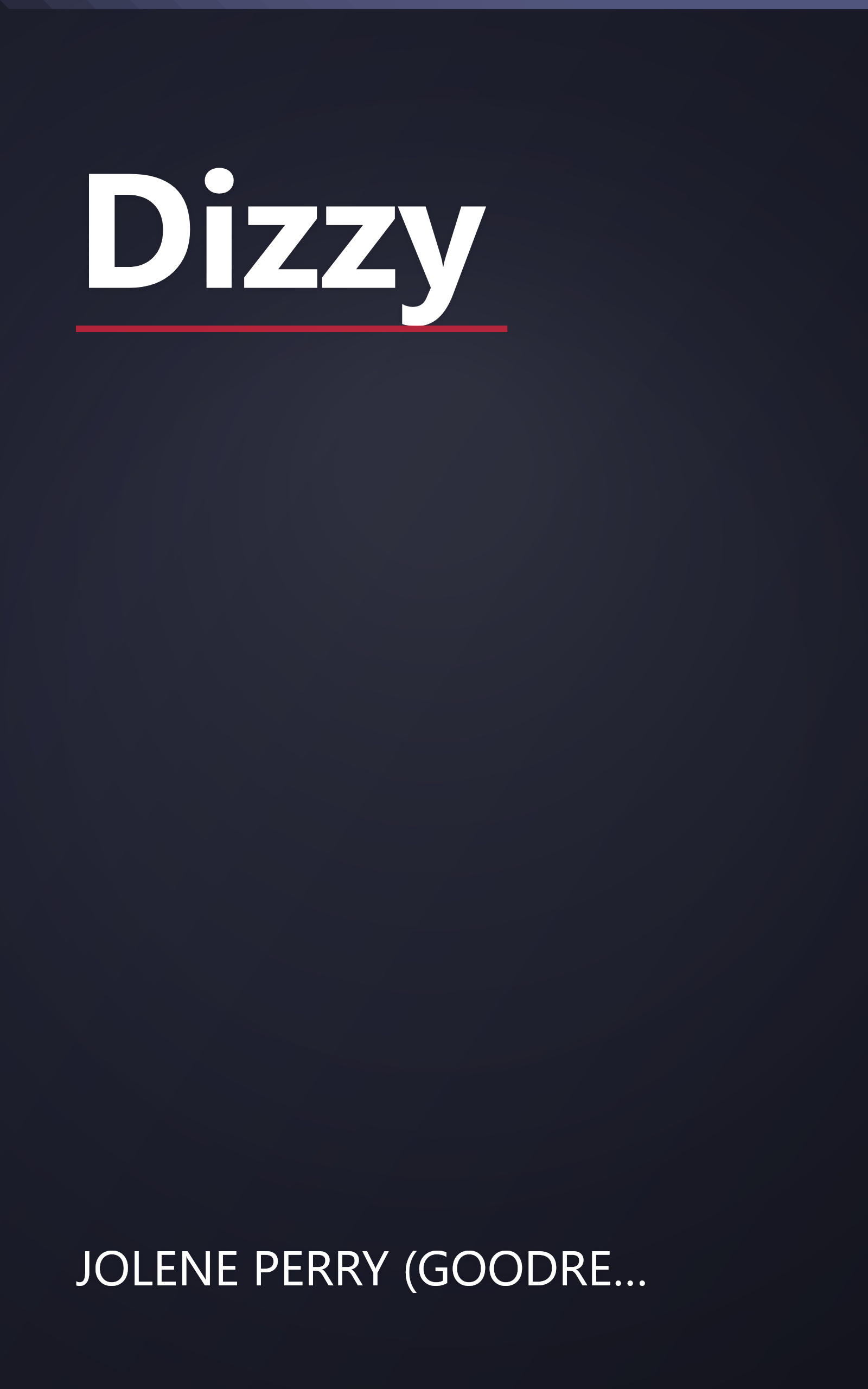 Dizzy book cover
