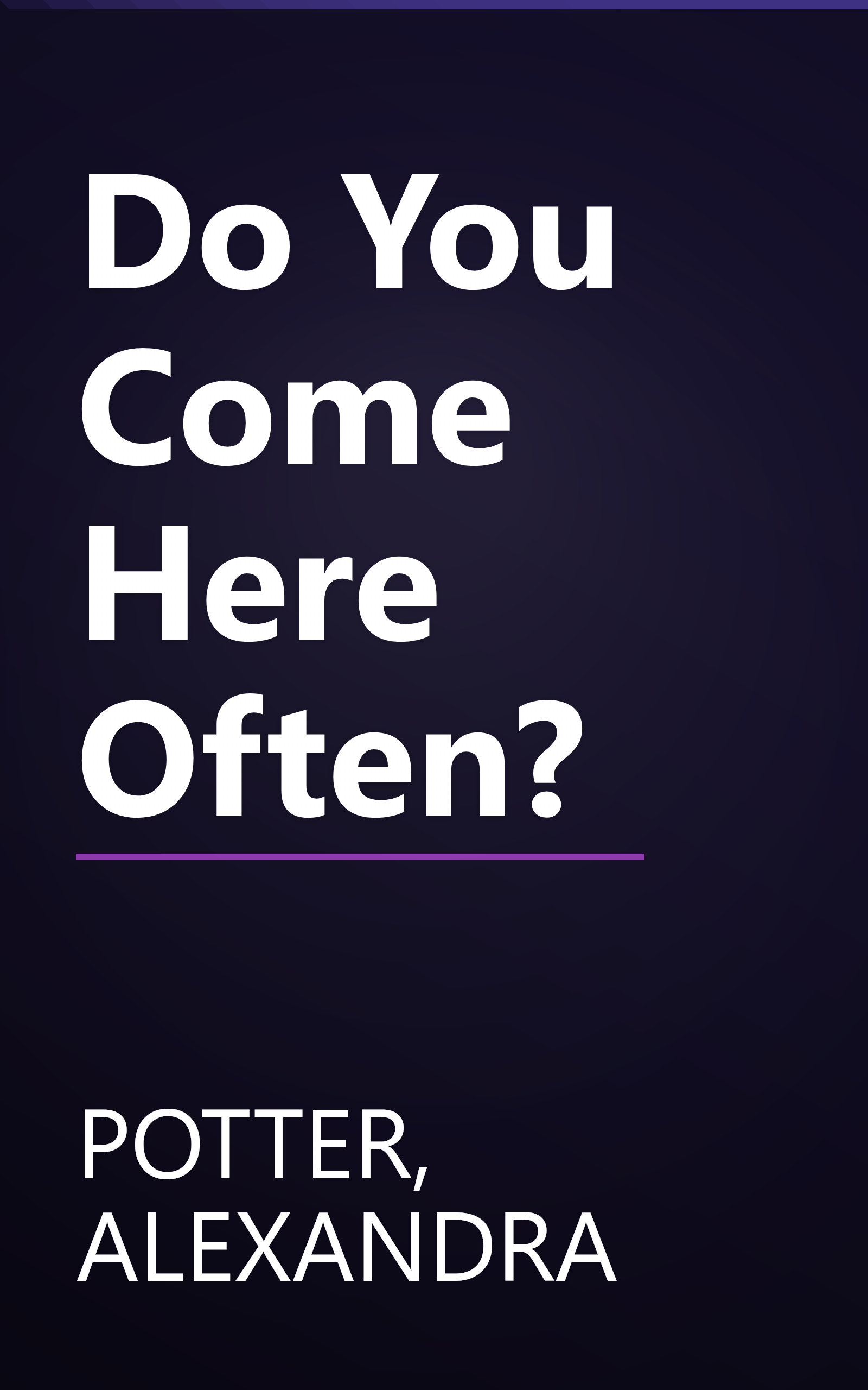 Do You Come Here Often? book cover