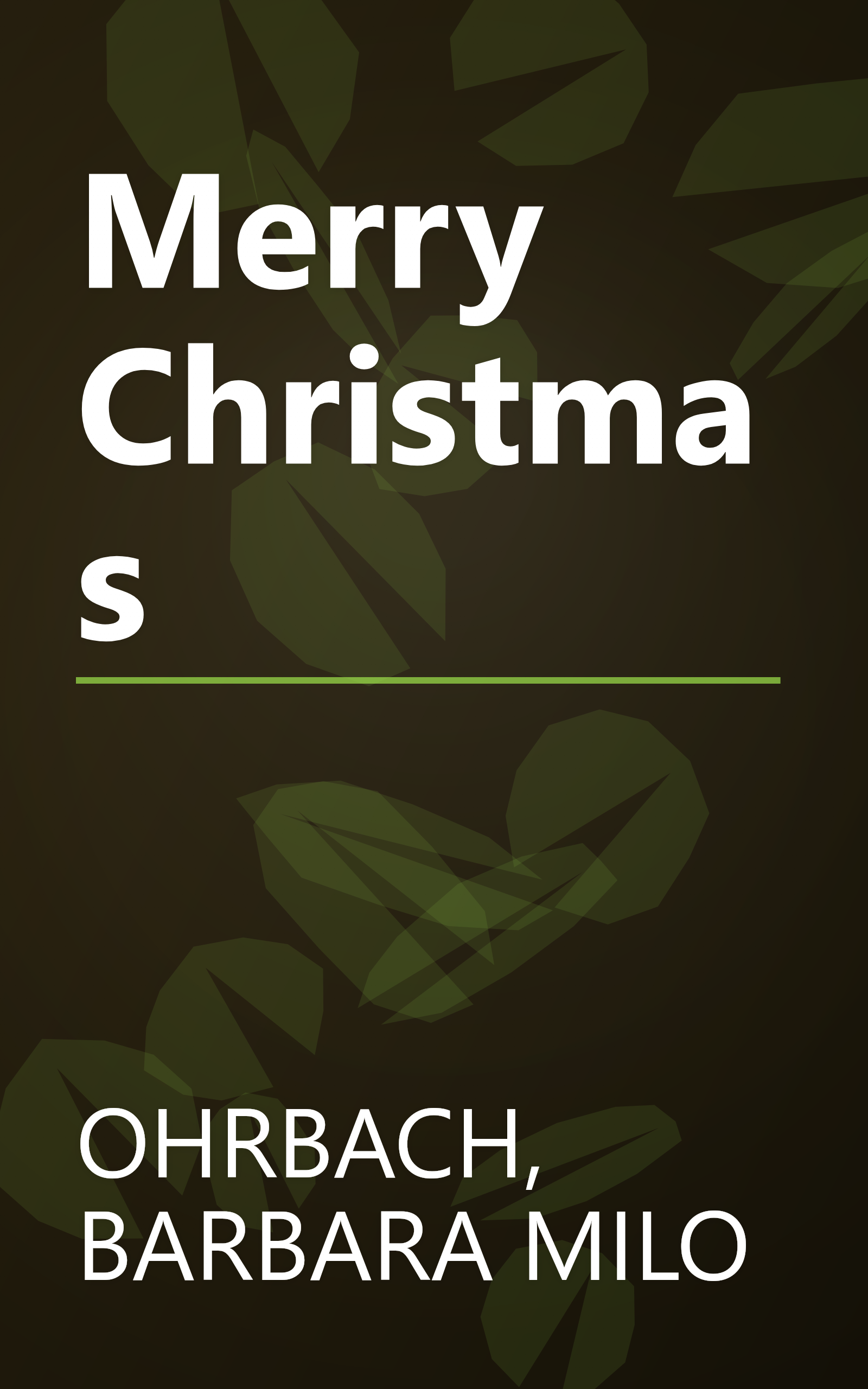 Merry Christmas book cover