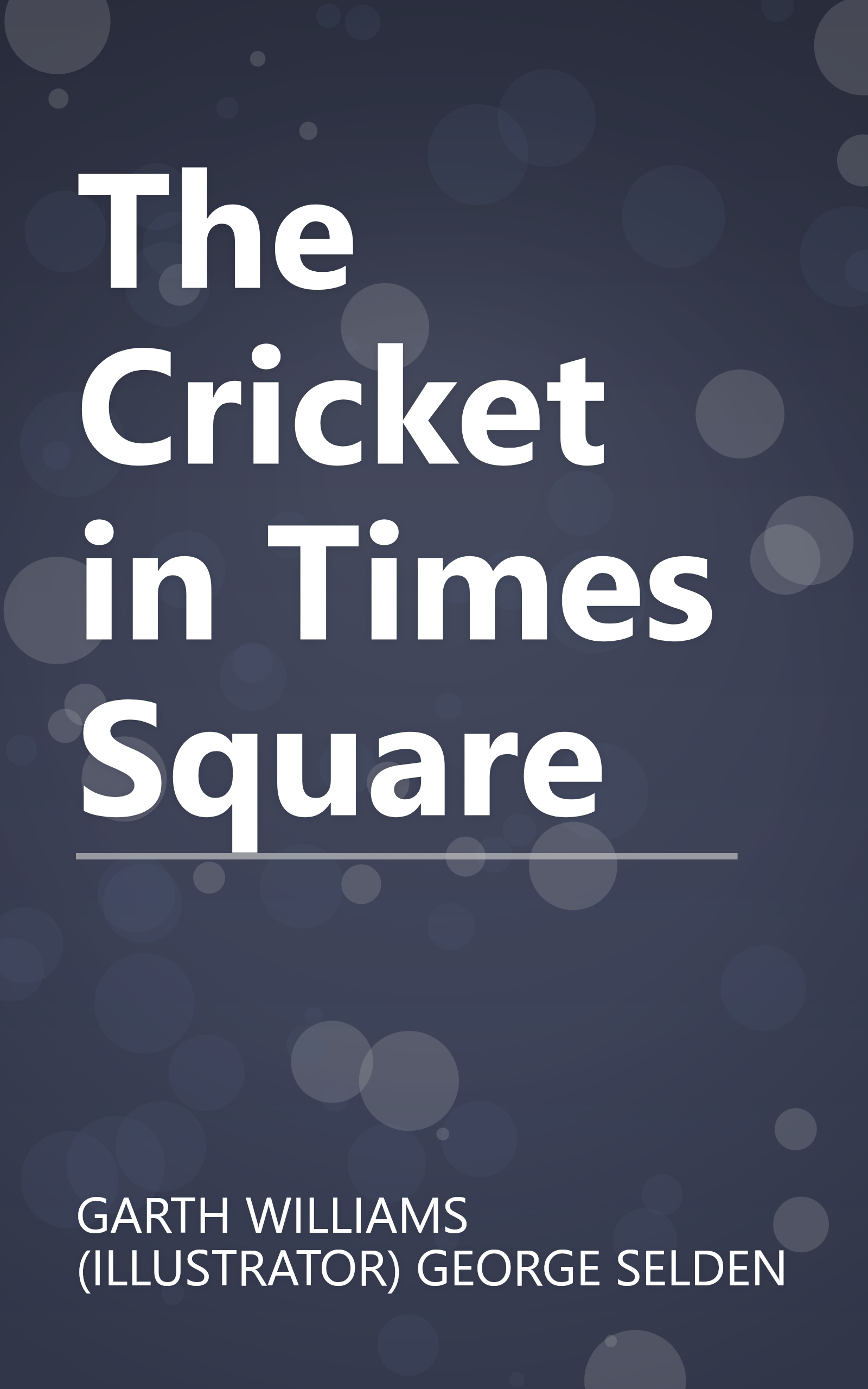 The Cricket in Times Square book cover