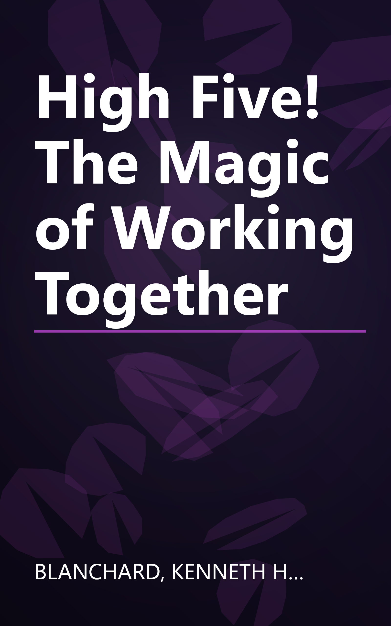 High Five! The Magic of Working Together book cover